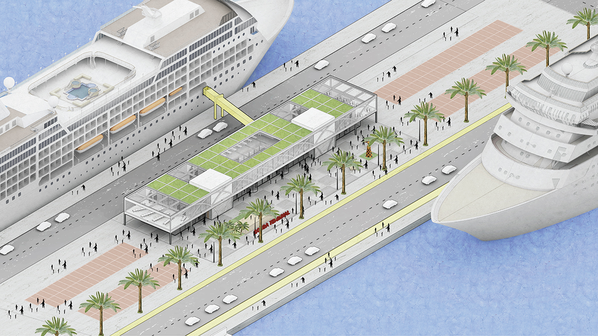 2nd prize- Souda Bay Terminal Station by Architects for Urbanity ...