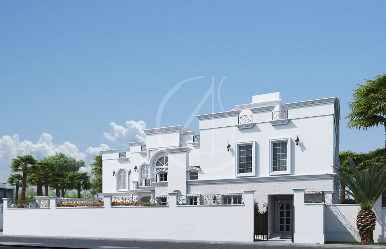 Idea 2424988: Classic Saudi Arabian Villa Exterior Design by Comelite ...