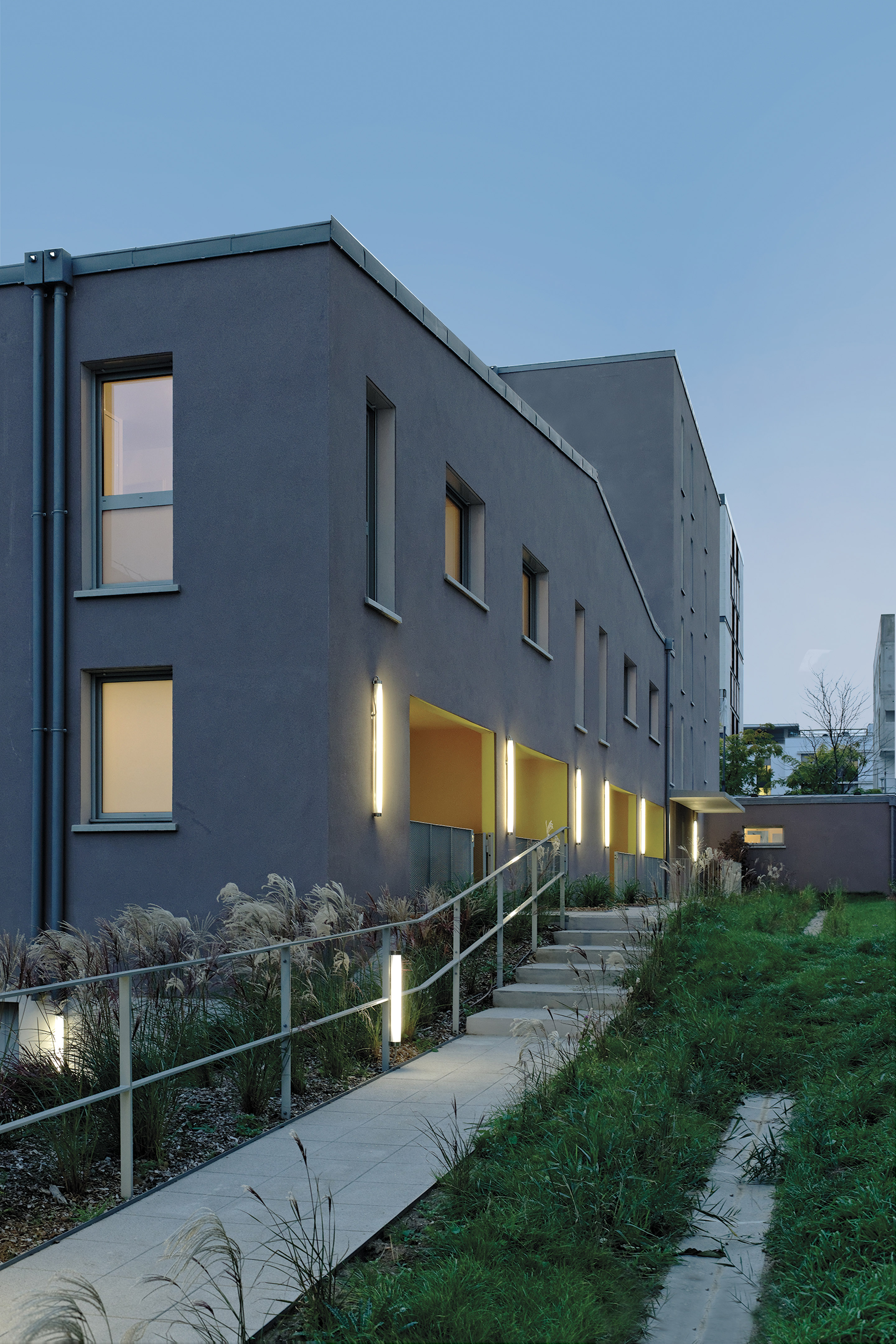 55 housing in Villeneuve-la-Garenne by Benjamin Fleury Architecte ...