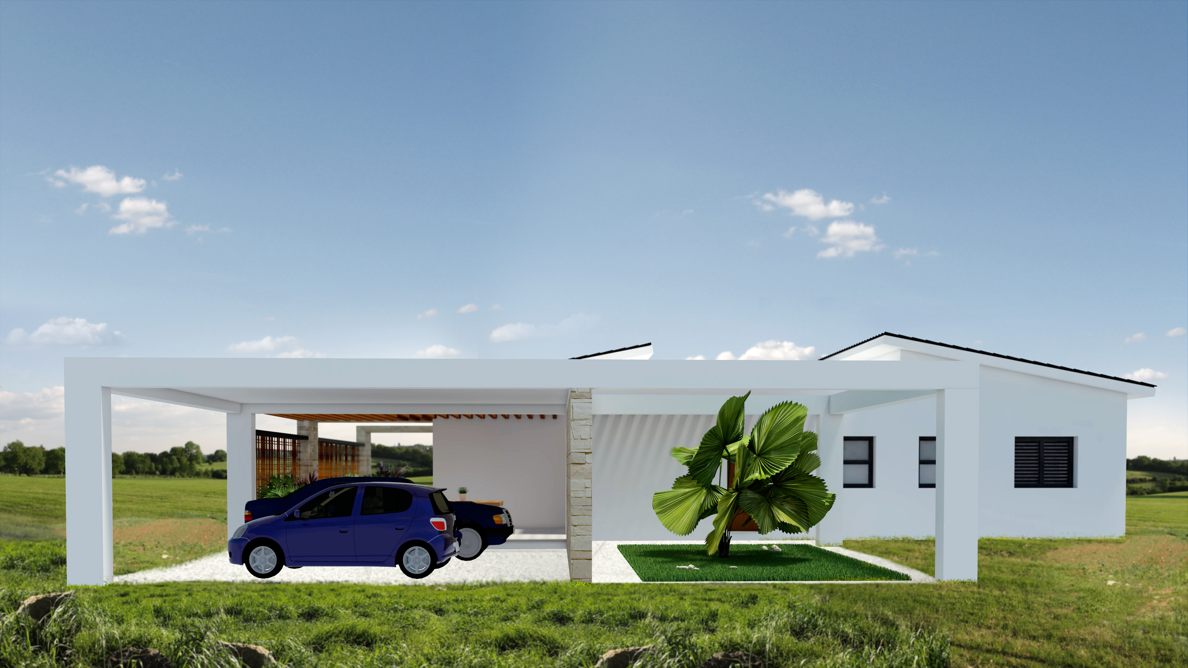 PRIVATE RESIDENCE WITH INTERNAL COURTYARD by IDEABAR Studio - Architizer