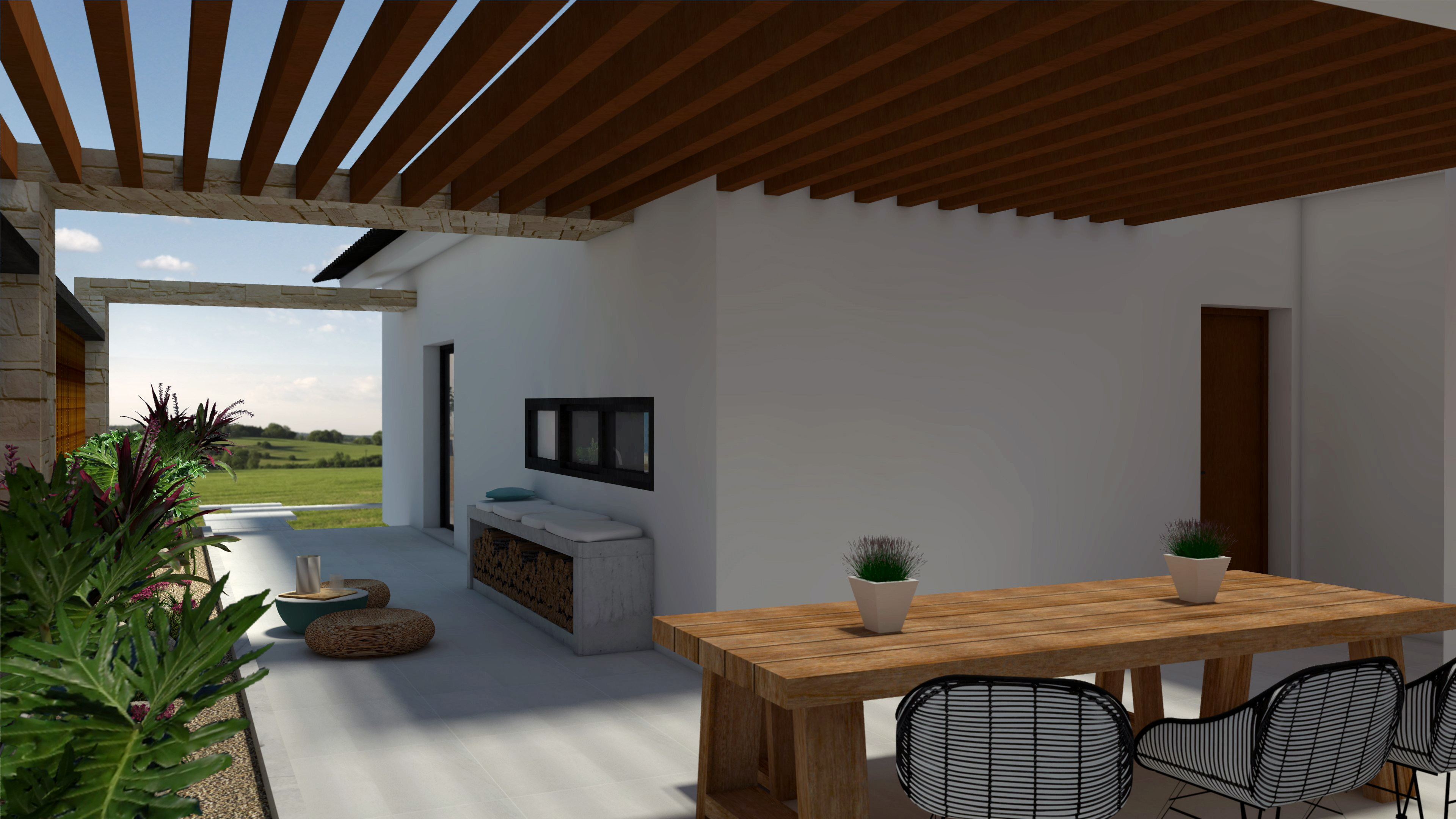 PRIVATE RESIDENCE WITH INTERNAL COURTYARD by IDEABAR Studio - Architizer