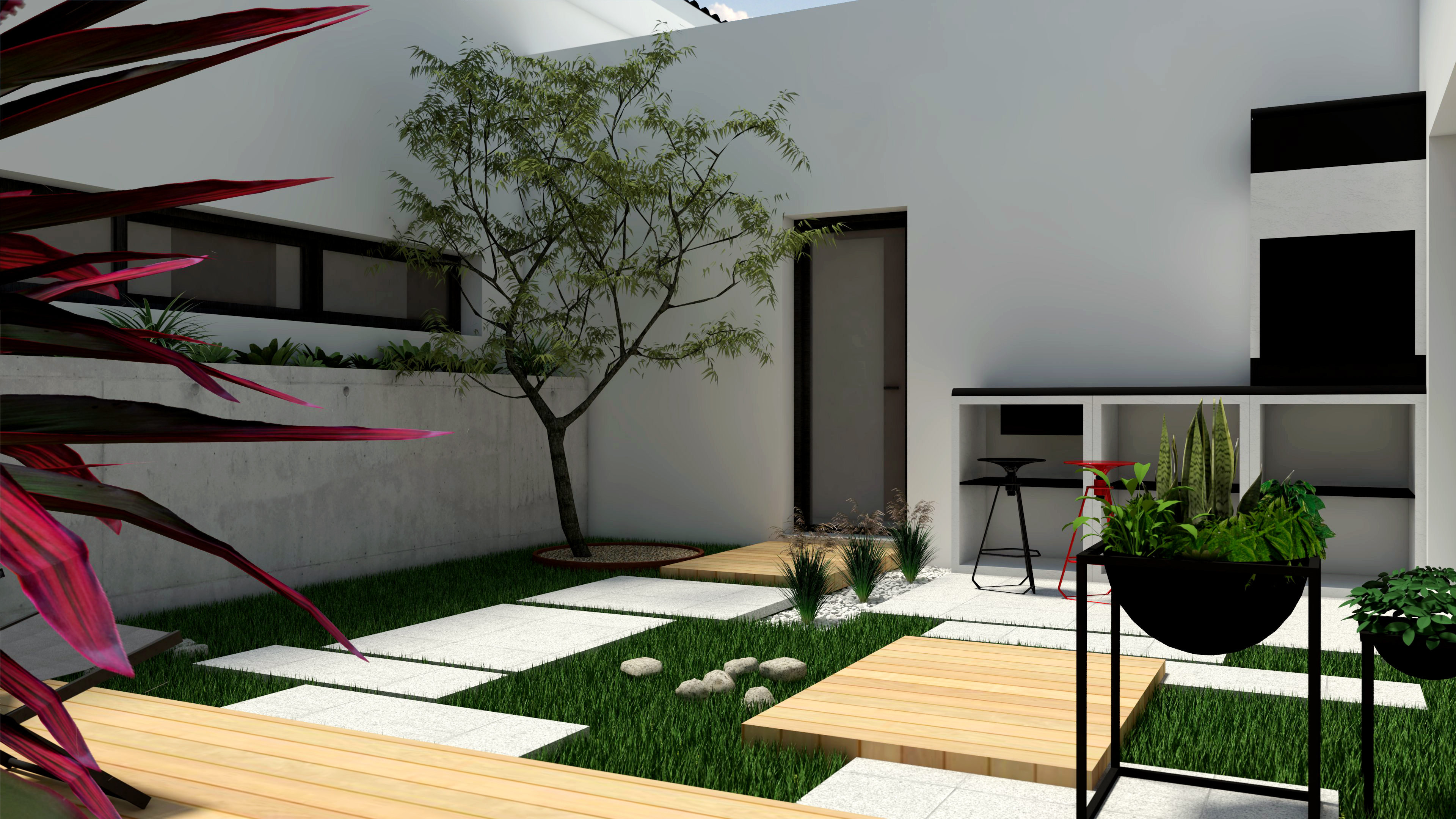 PRIVATE RESIDENCE WITH INTERNAL COURTYARD by IDEABAR Studio - Architizer