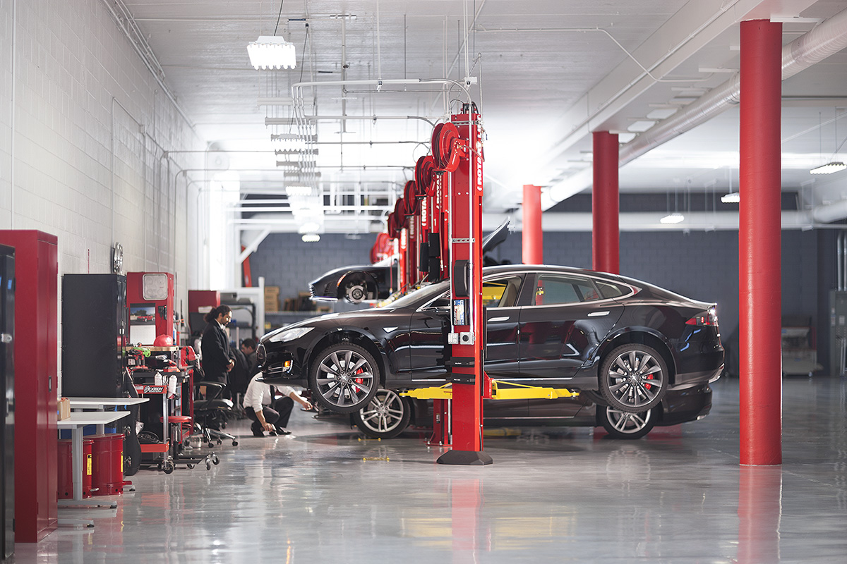 Tesla Service Center by MBH Architects - Architizer