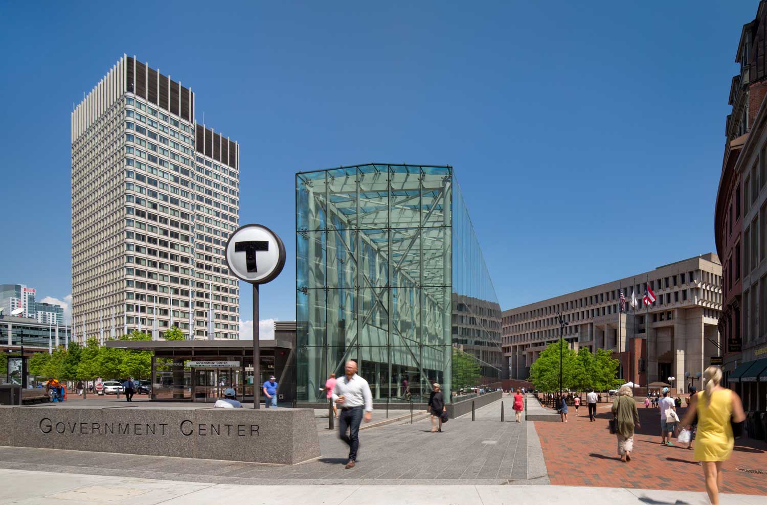 City Hall Plaza + Government Center Transit Station by Halvorson Design ...