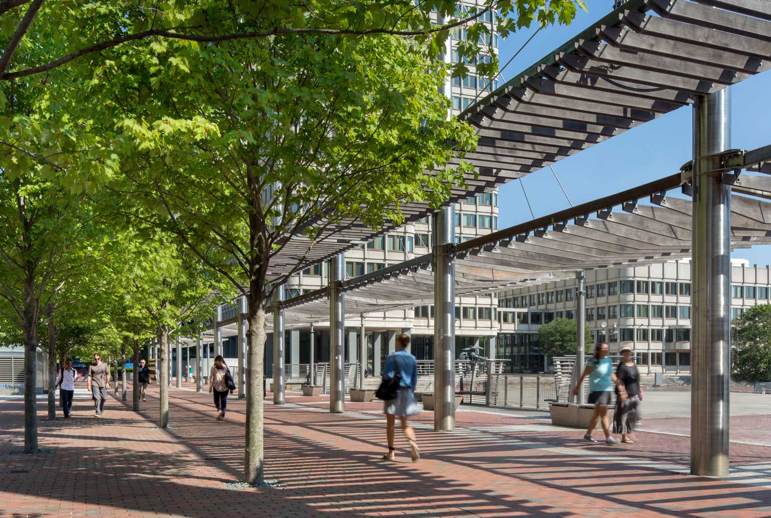 City Hall Plaza + Government Center Transit Station by Halvorson Design ...