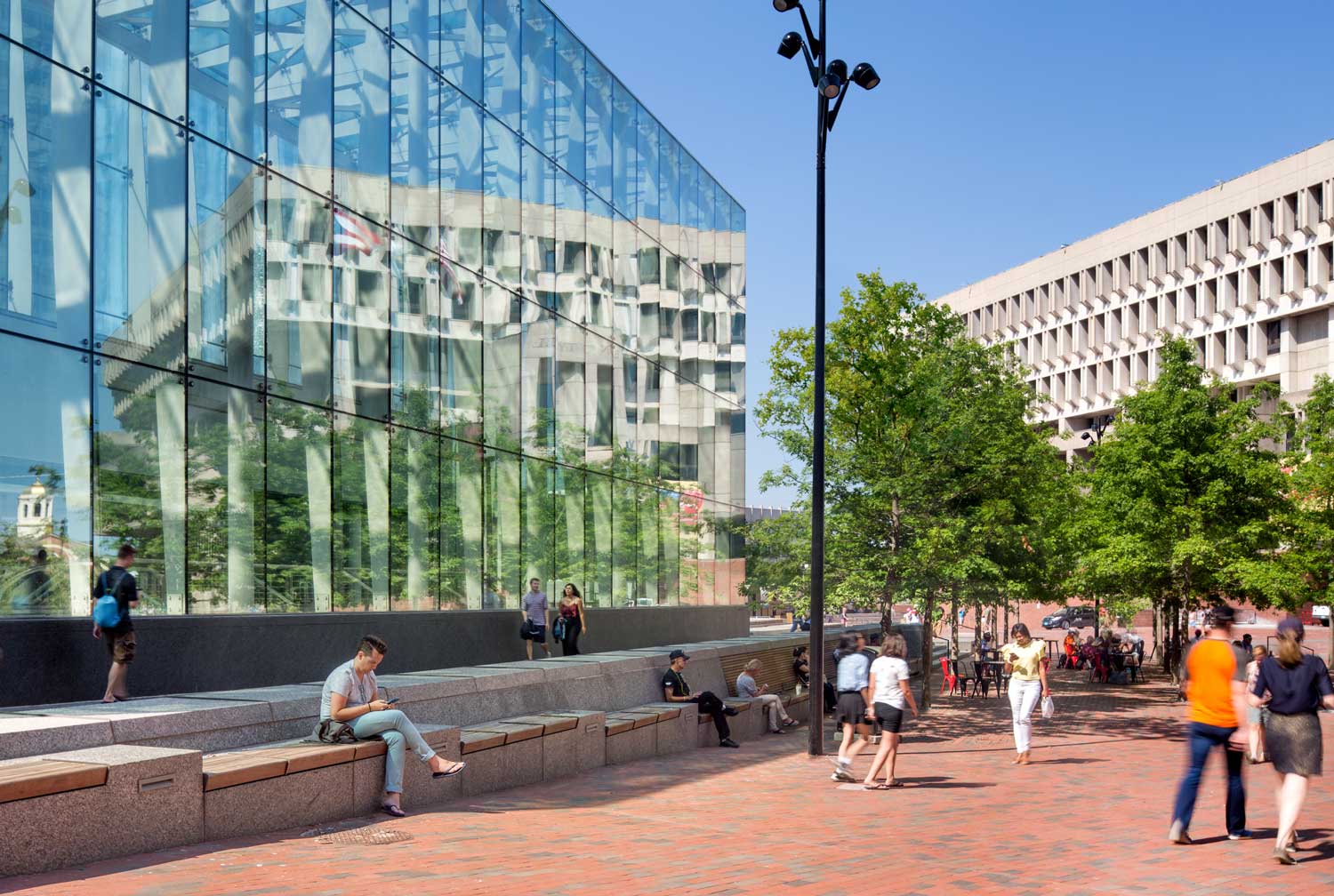 City Hall Plaza + Government Center Transit Station by Halvorson Design ...