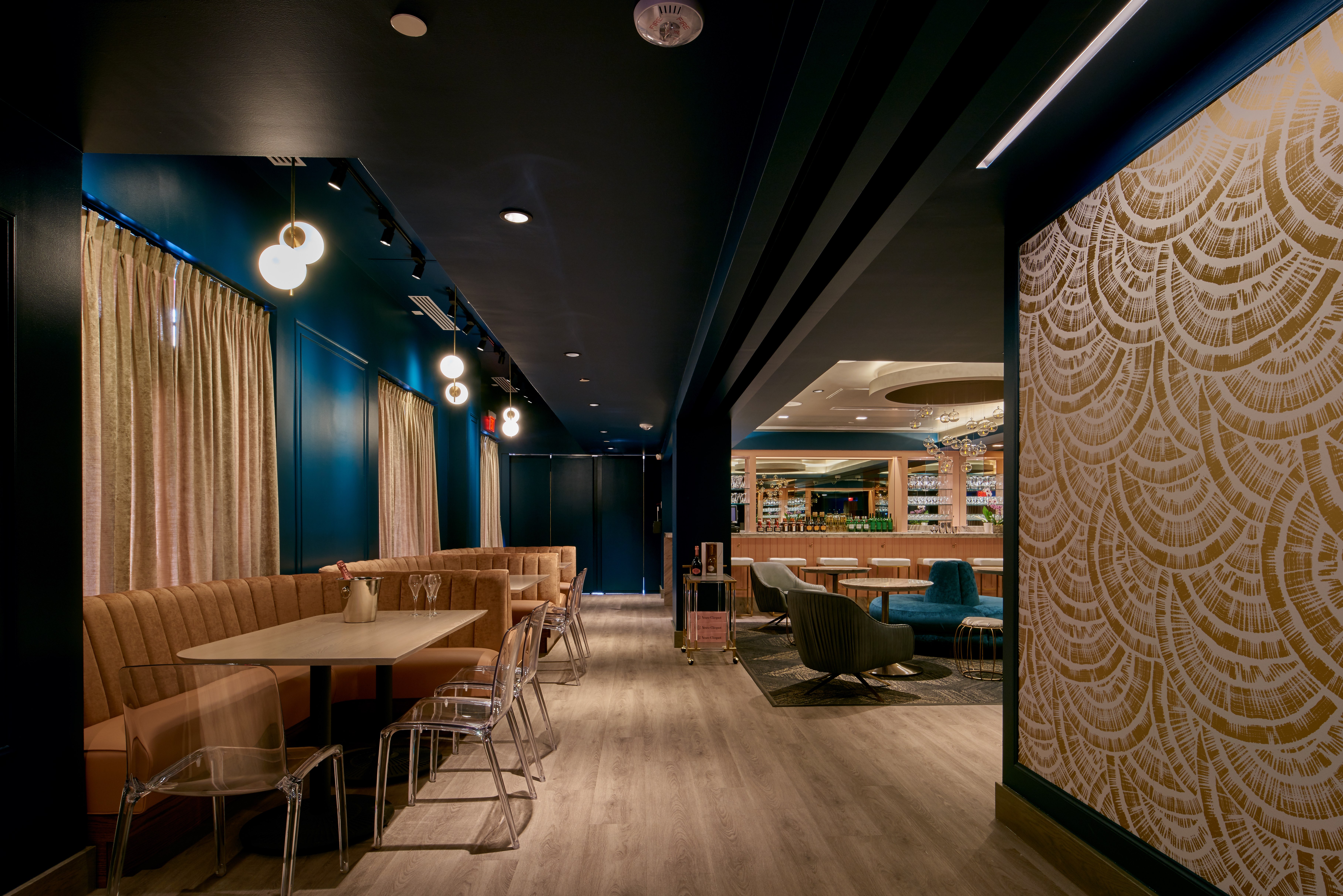 Ms. Peacock's Champagne Lounge by CORE architecture + design - Architizer