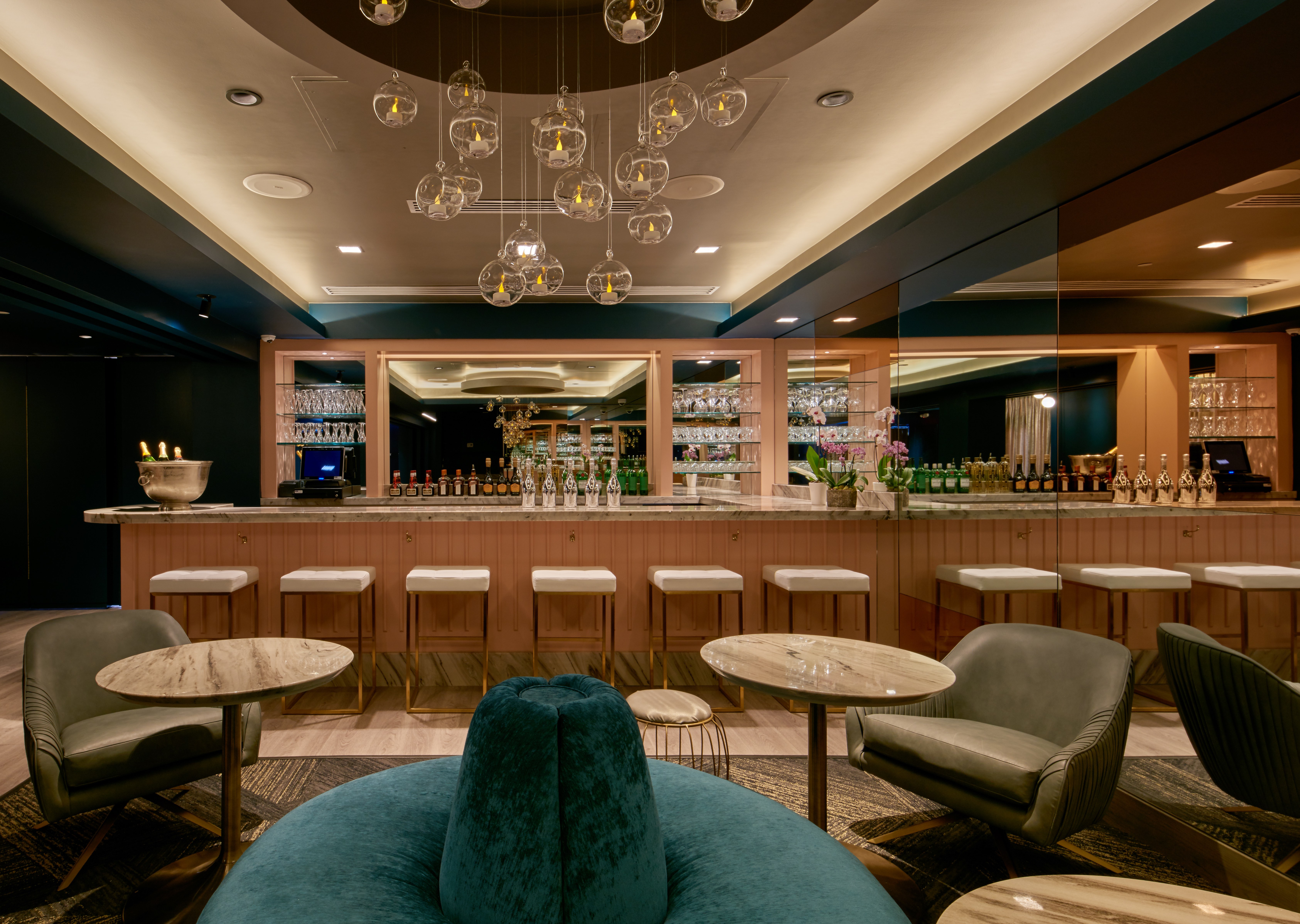 Ms. Peacock's Champagne Lounge by CORE architecture + design - Architizer