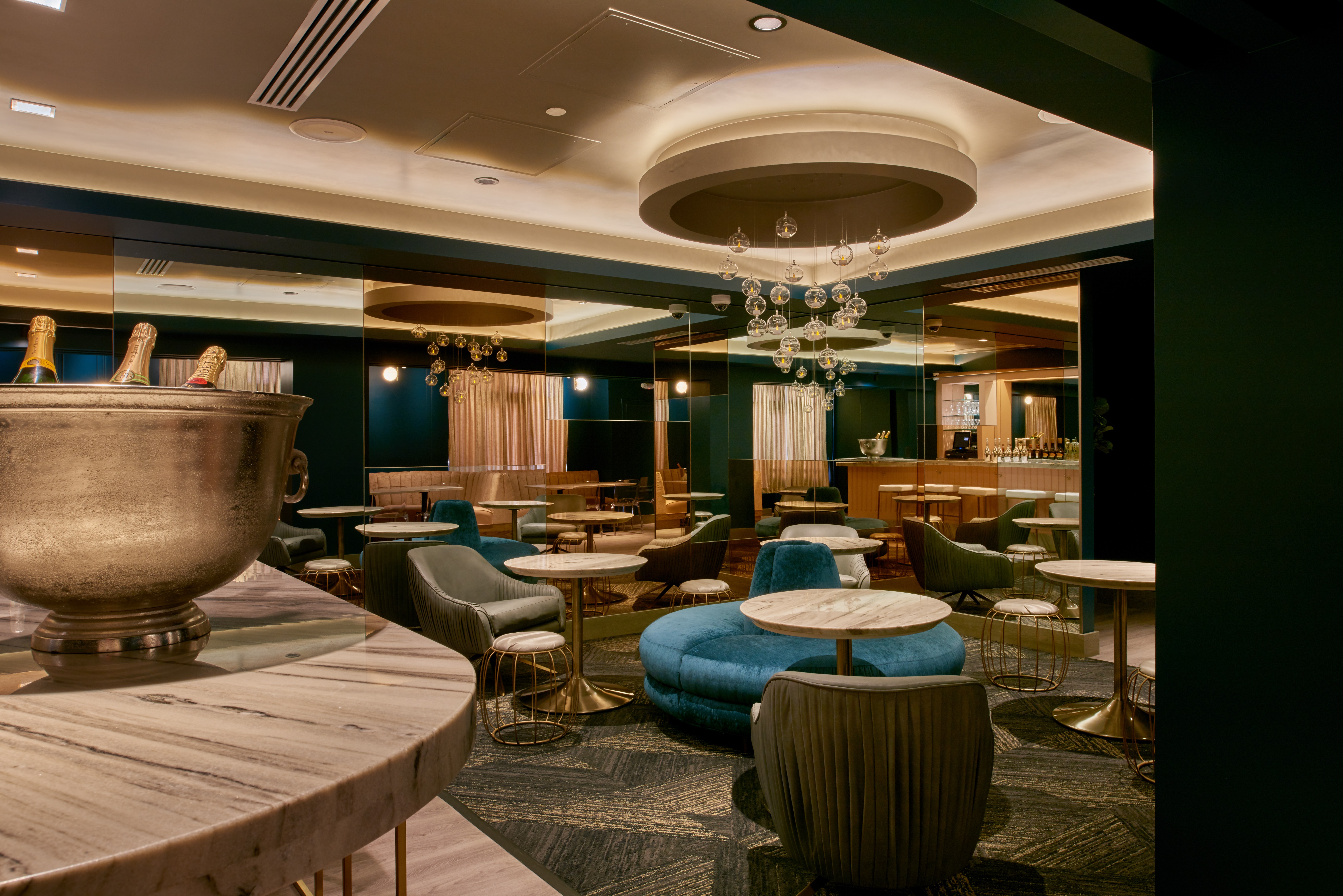 Ms. Peacock's Champagne Lounge by CORE architecture + design - Architizer