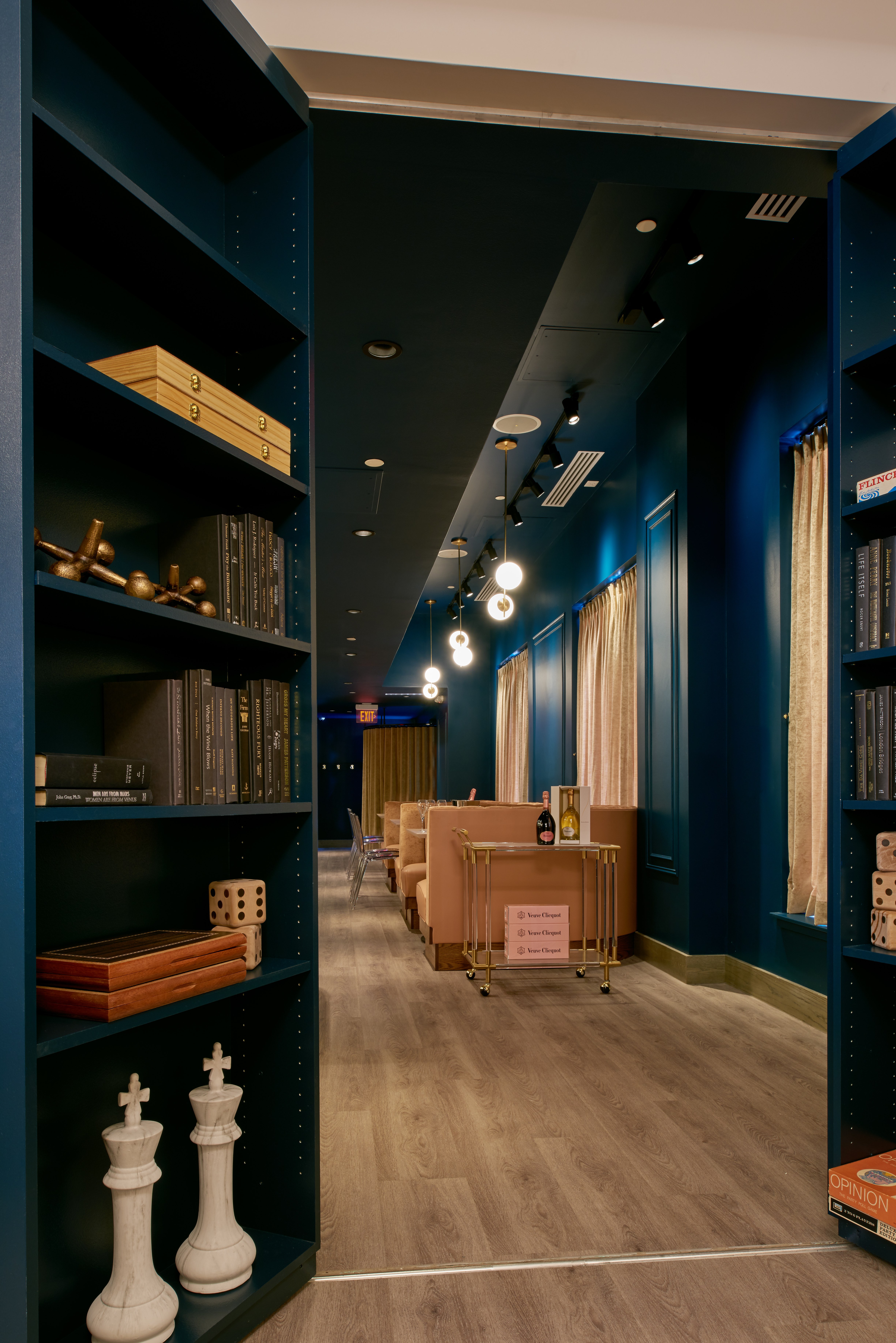 Ms. Peacock's Champagne Lounge by CORE architecture + design - Architizer