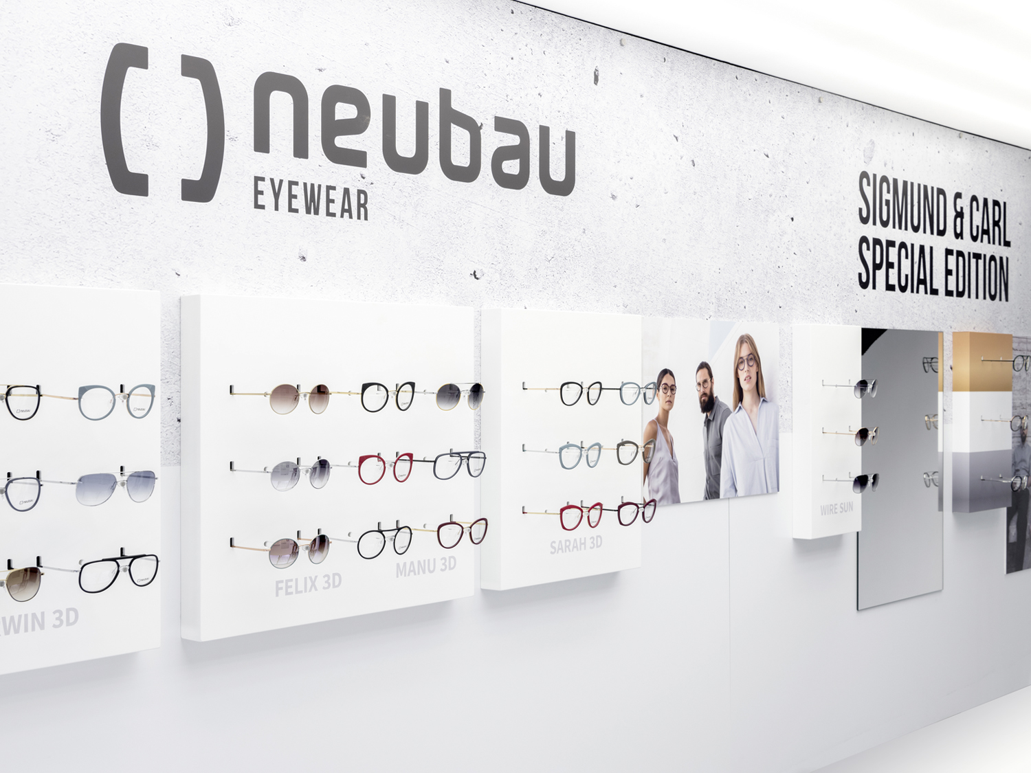 neubau // Booth & MIDO Mailand by DFROST – Retail Identity - Architizer