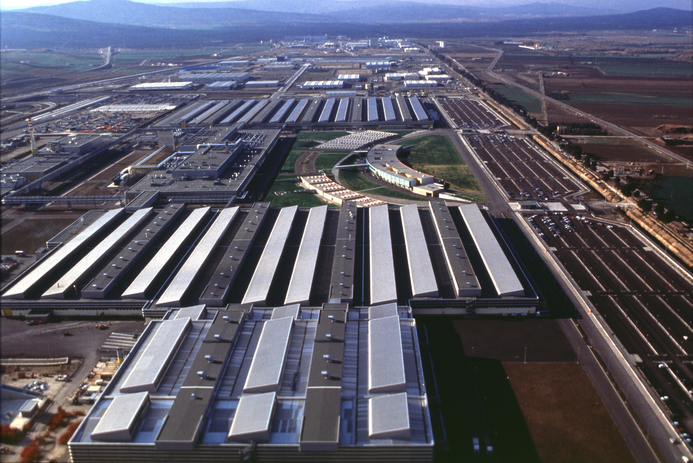 Ferrari Paintshop Building by MVarchitects - Architizer