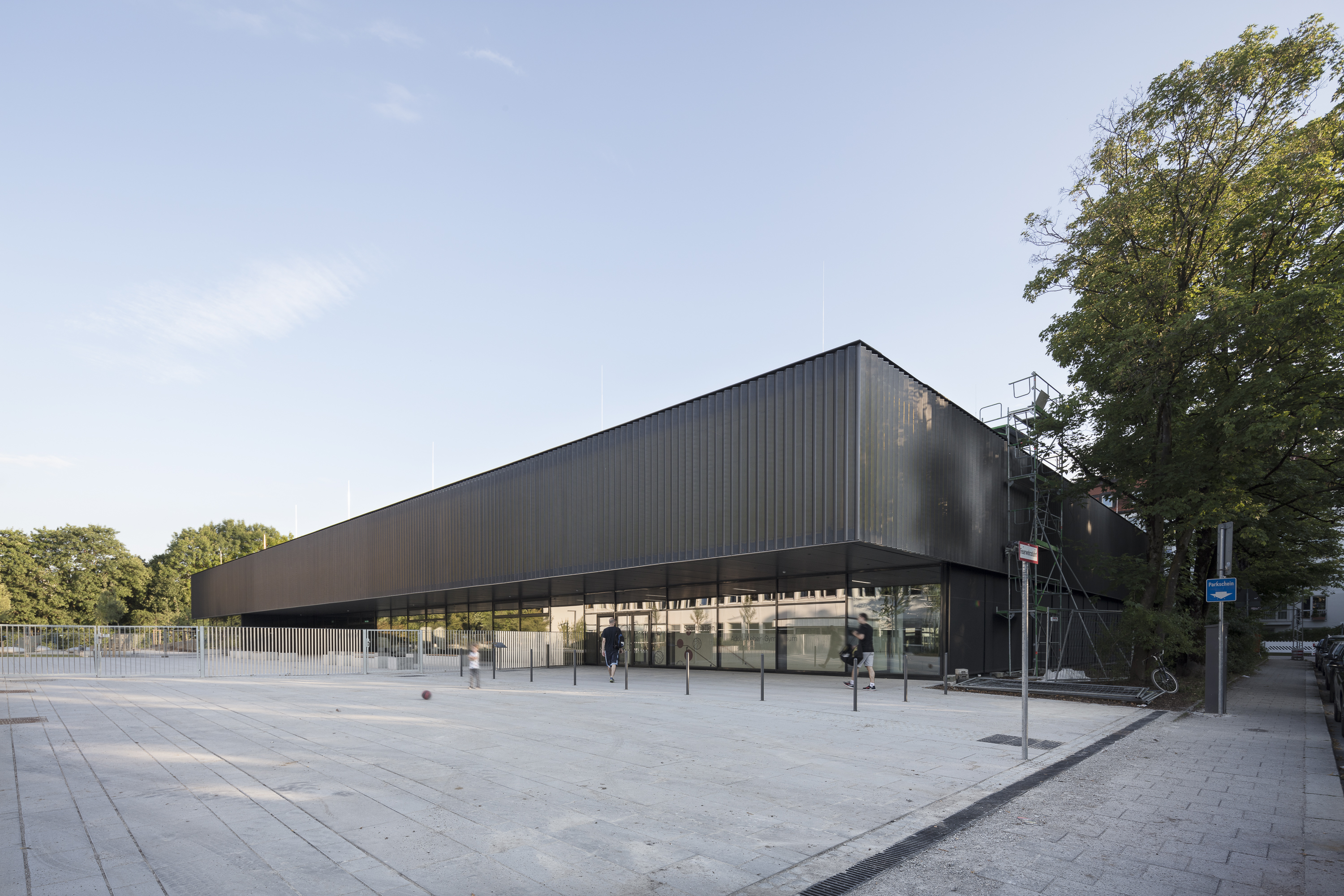 Sports Hall of Adolf-Weber High School by Auer Weber - Architizer