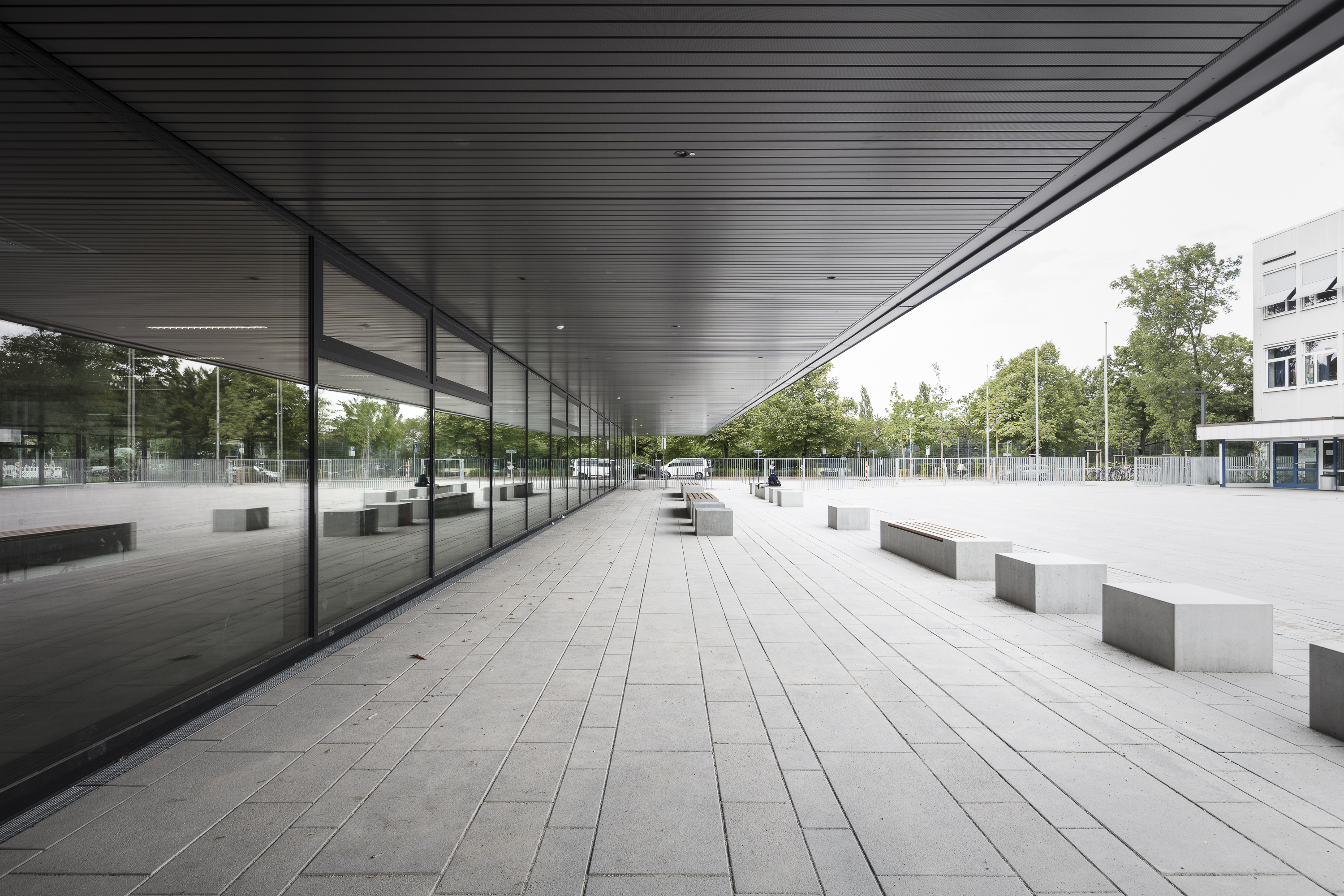 Sports Hall of Adolf-Weber High School by Auer Weber - Architizer