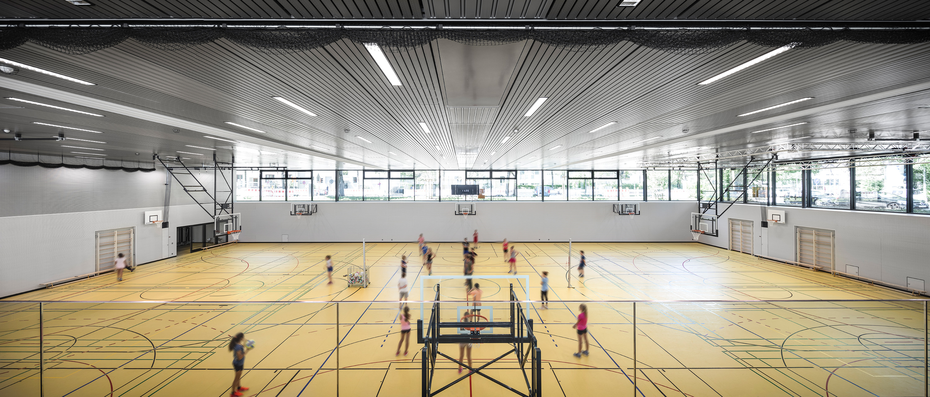 Sports Hall of Adolf-Weber High School by Auer Weber - Architizer