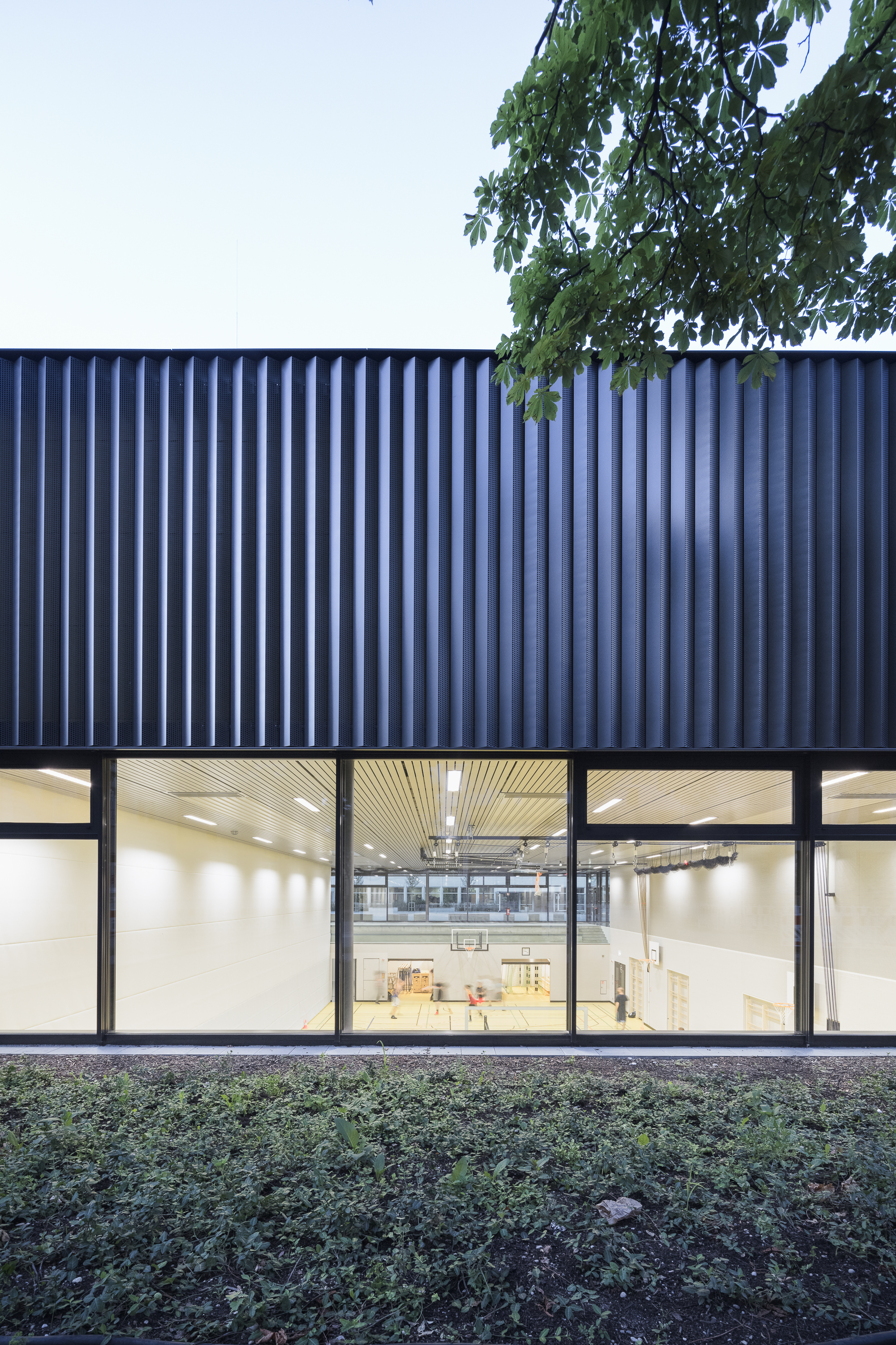 Sports Hall of Adolf-Weber High School by Auer Weber - Architizer
