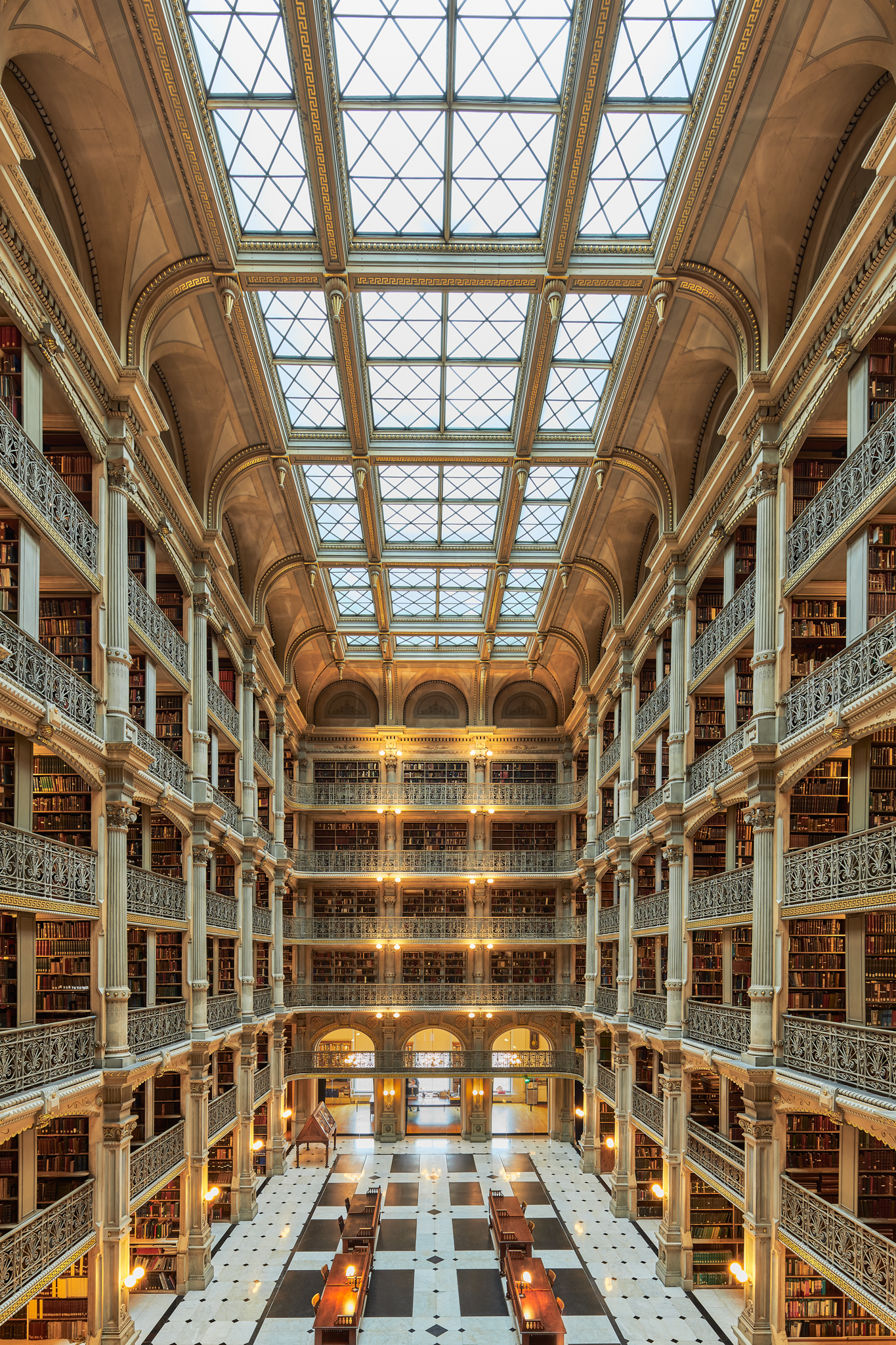 The George Peabody Library Skylight Restoration - Architizer
