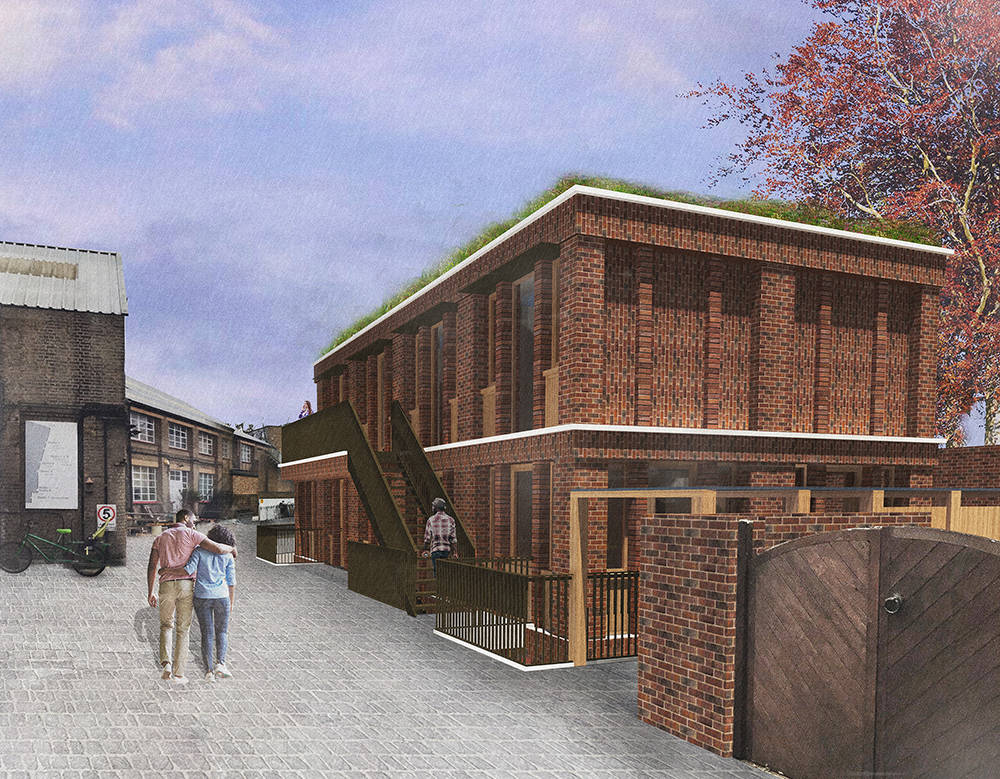 Hackney Apartments & Office by Satish Jassal Architects - Architizer