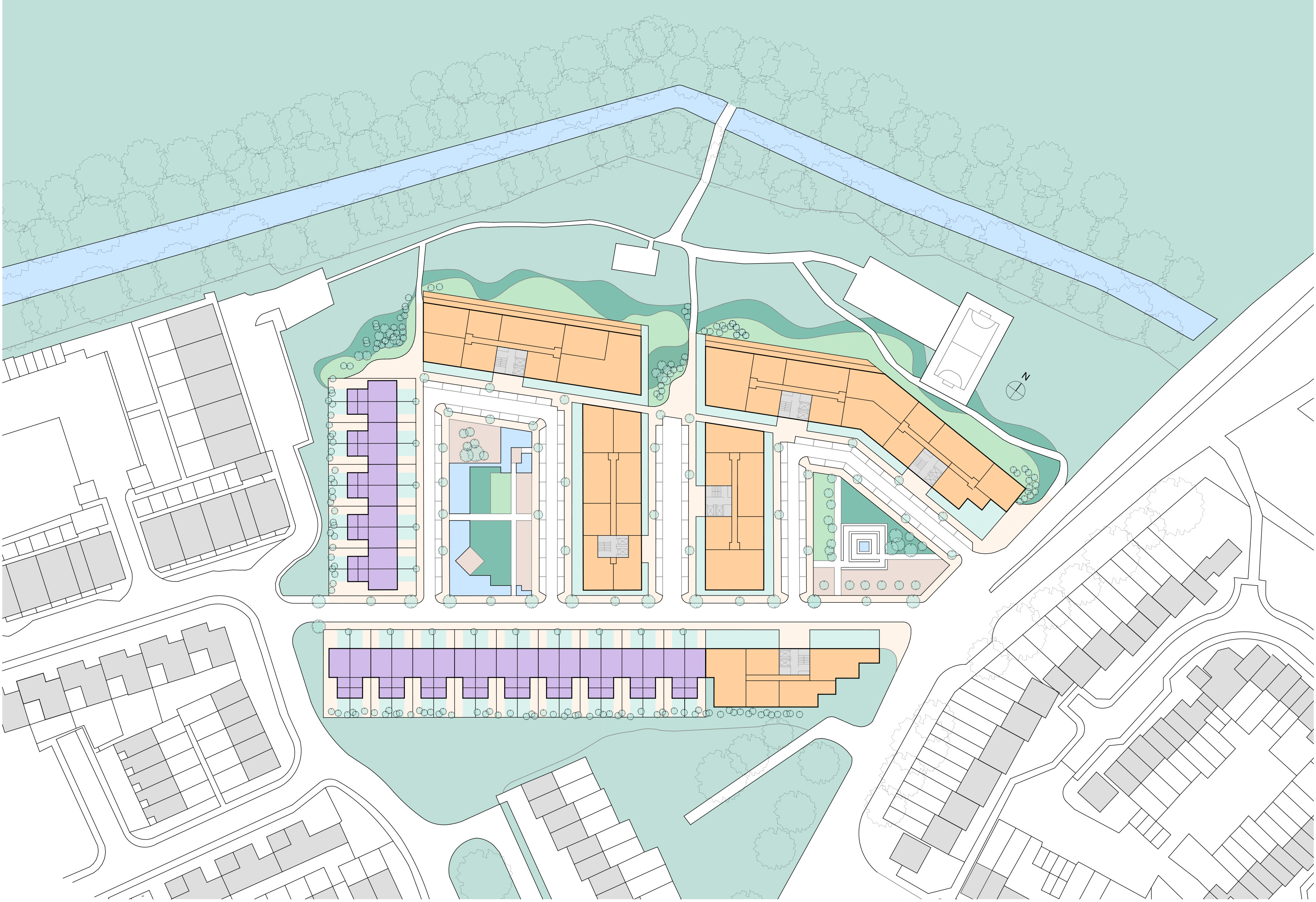 Tank Hill Masterplan, Thurrock by Satish Jassal Architects - Architizer