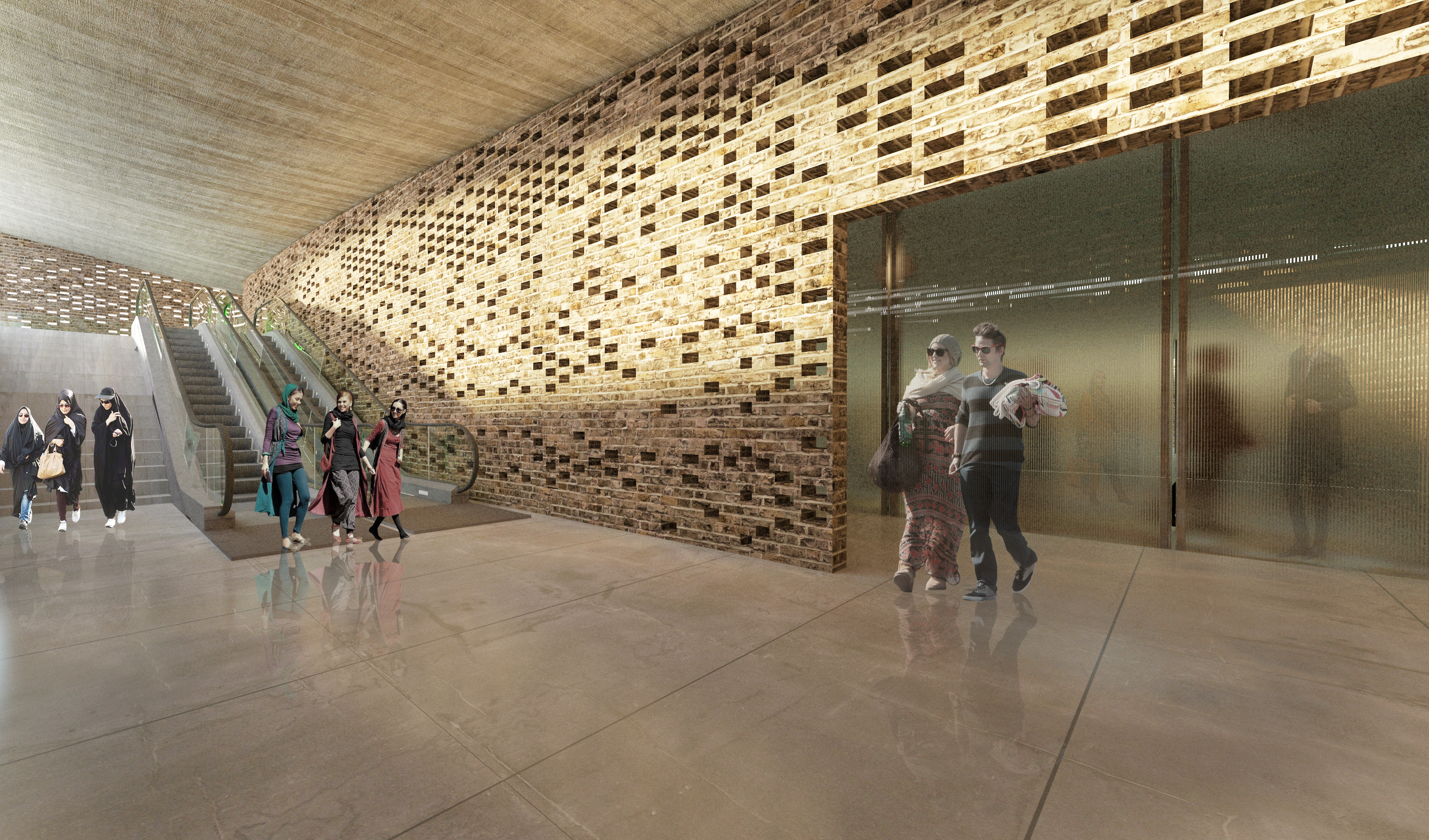 Tabriz university metro station by KA architecture studio (Mohammad ...