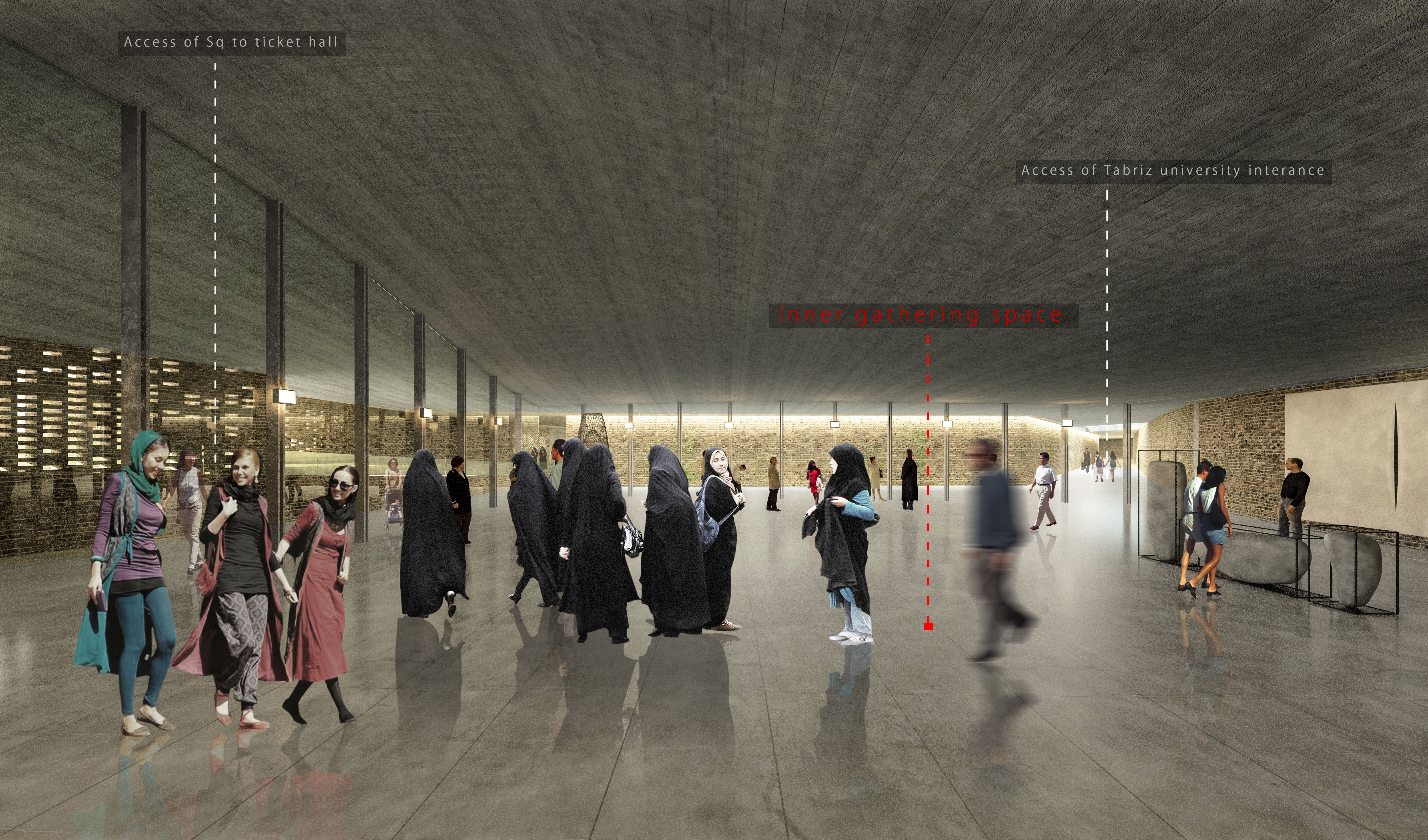 Tabriz university metro station by KA architecture studio (Mohammad ...