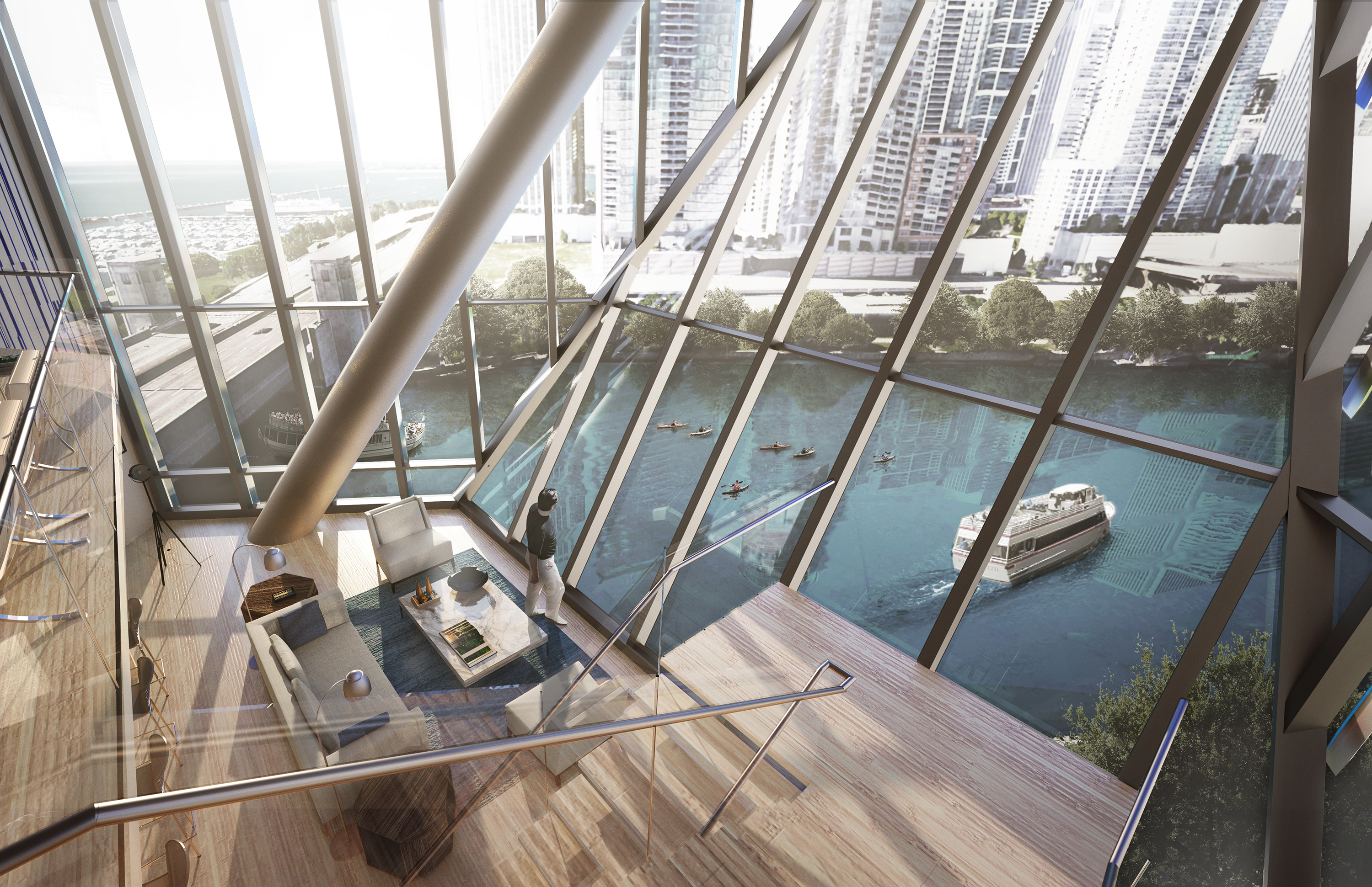 Lakeside Residential Towers by Adrian Smith + Gordon Gill Architecture ...