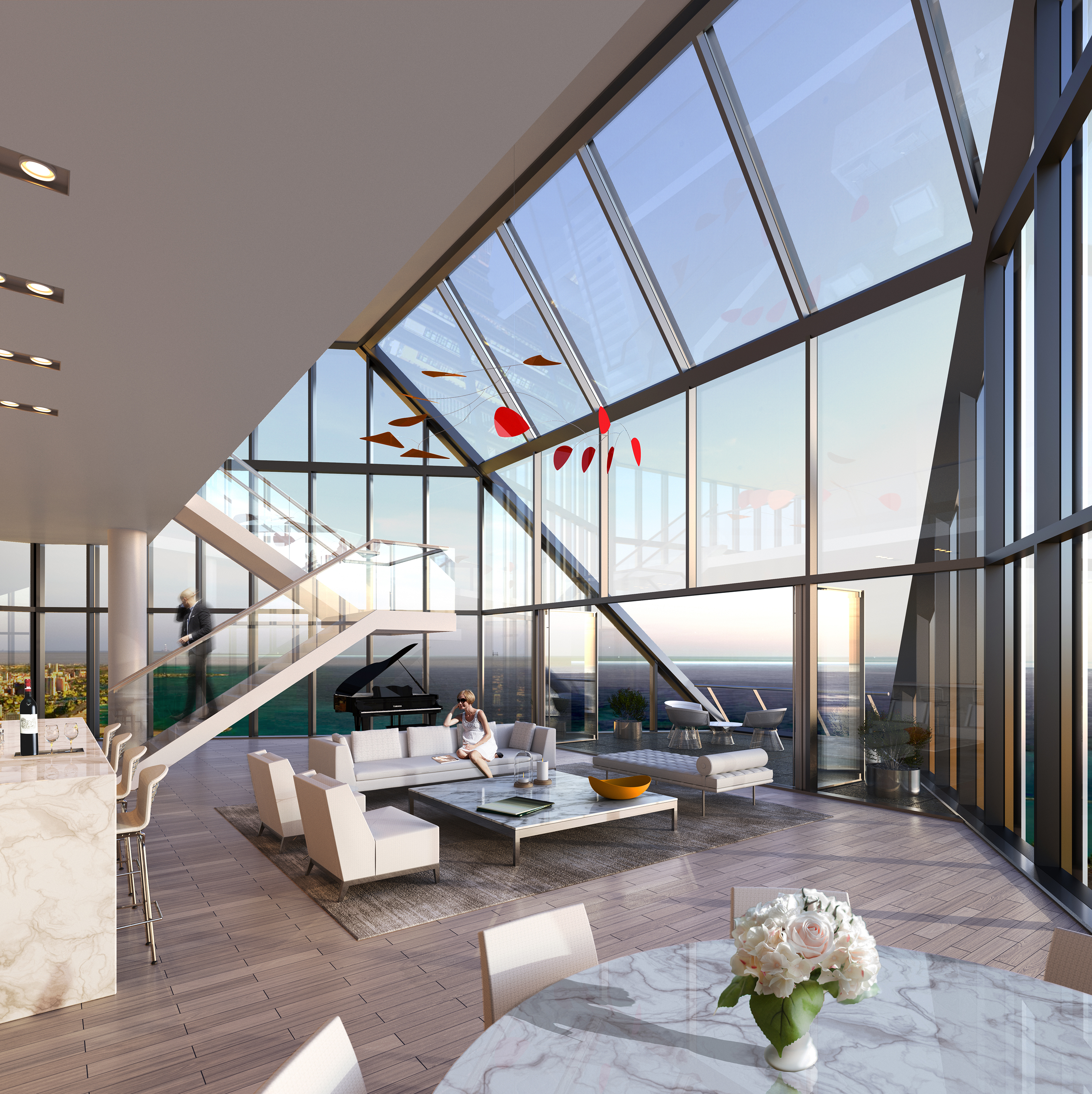 Lakeside Residential Towers by Adrian Smith + Gordon Gill Architecture ...