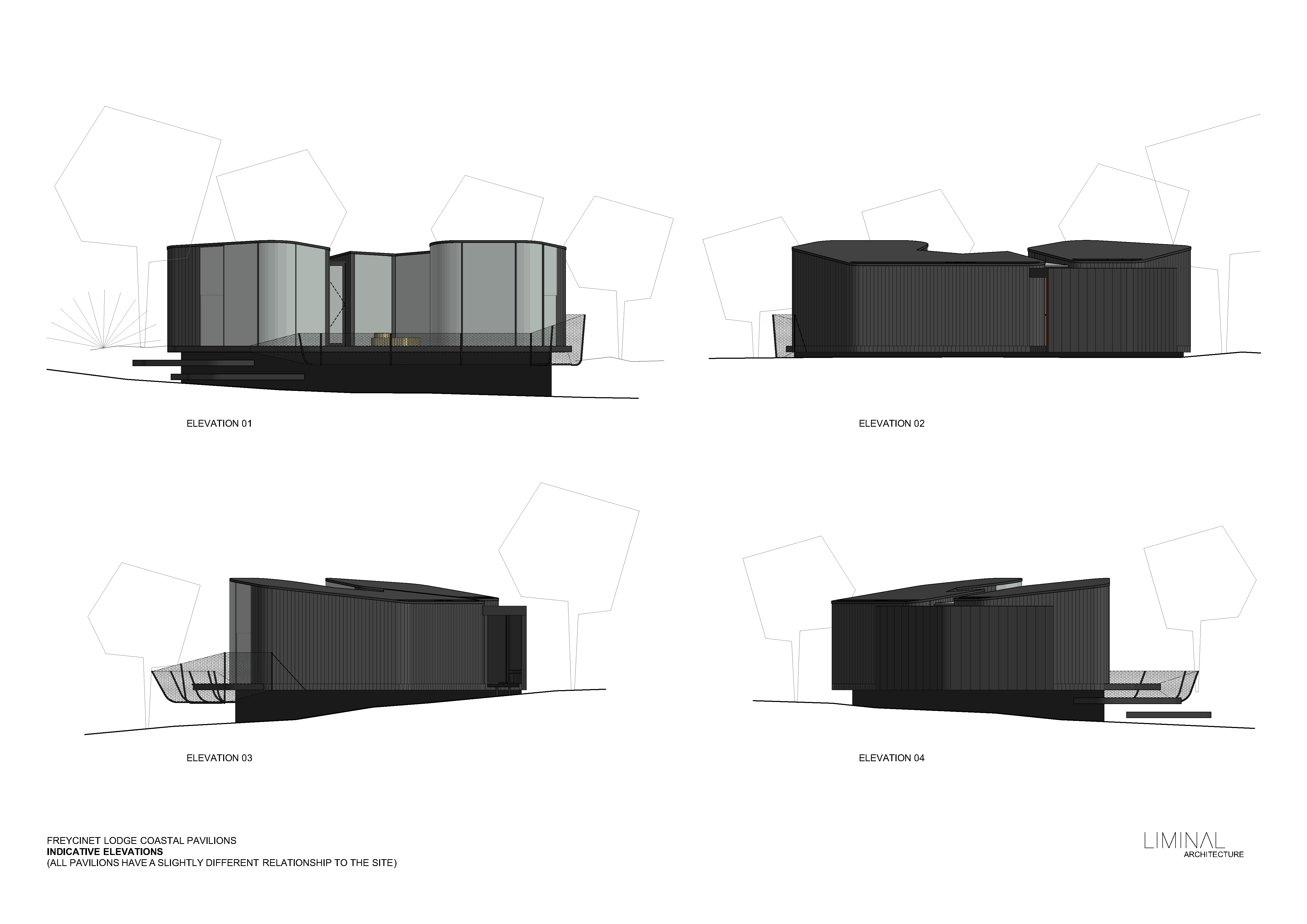 Idea 2578893: Freycinet Lodge Coastal Pavilions by Liminal Studio in ...