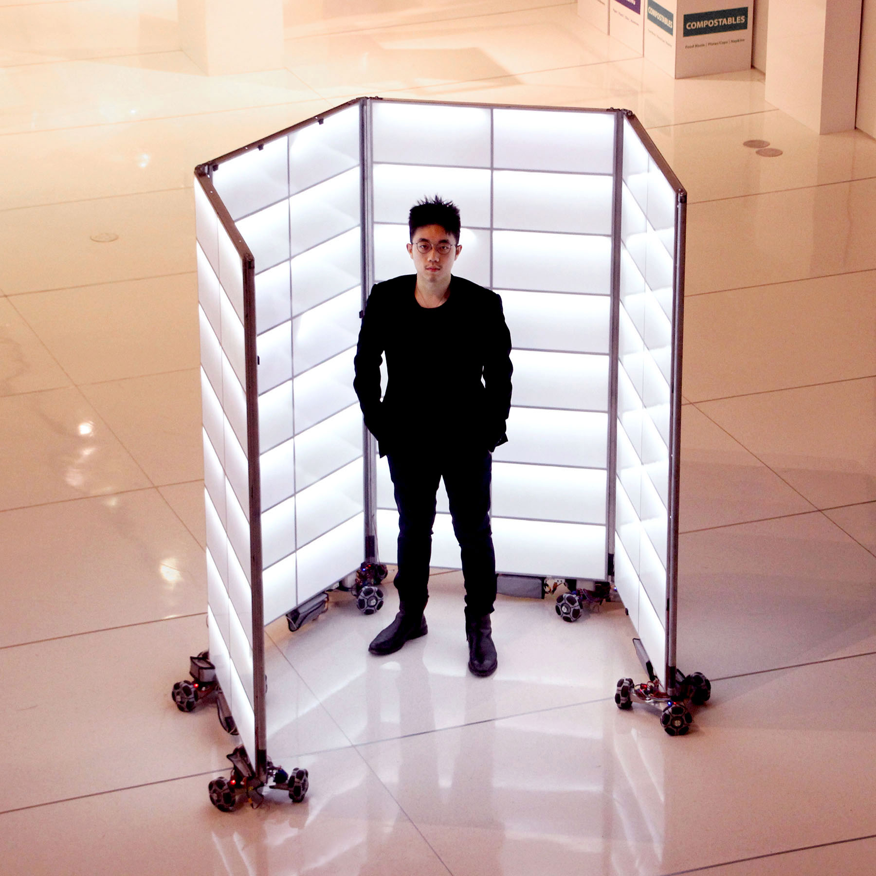 Amoeba Wall - Dynamic Workspace Reconfiguration System by City Science ...