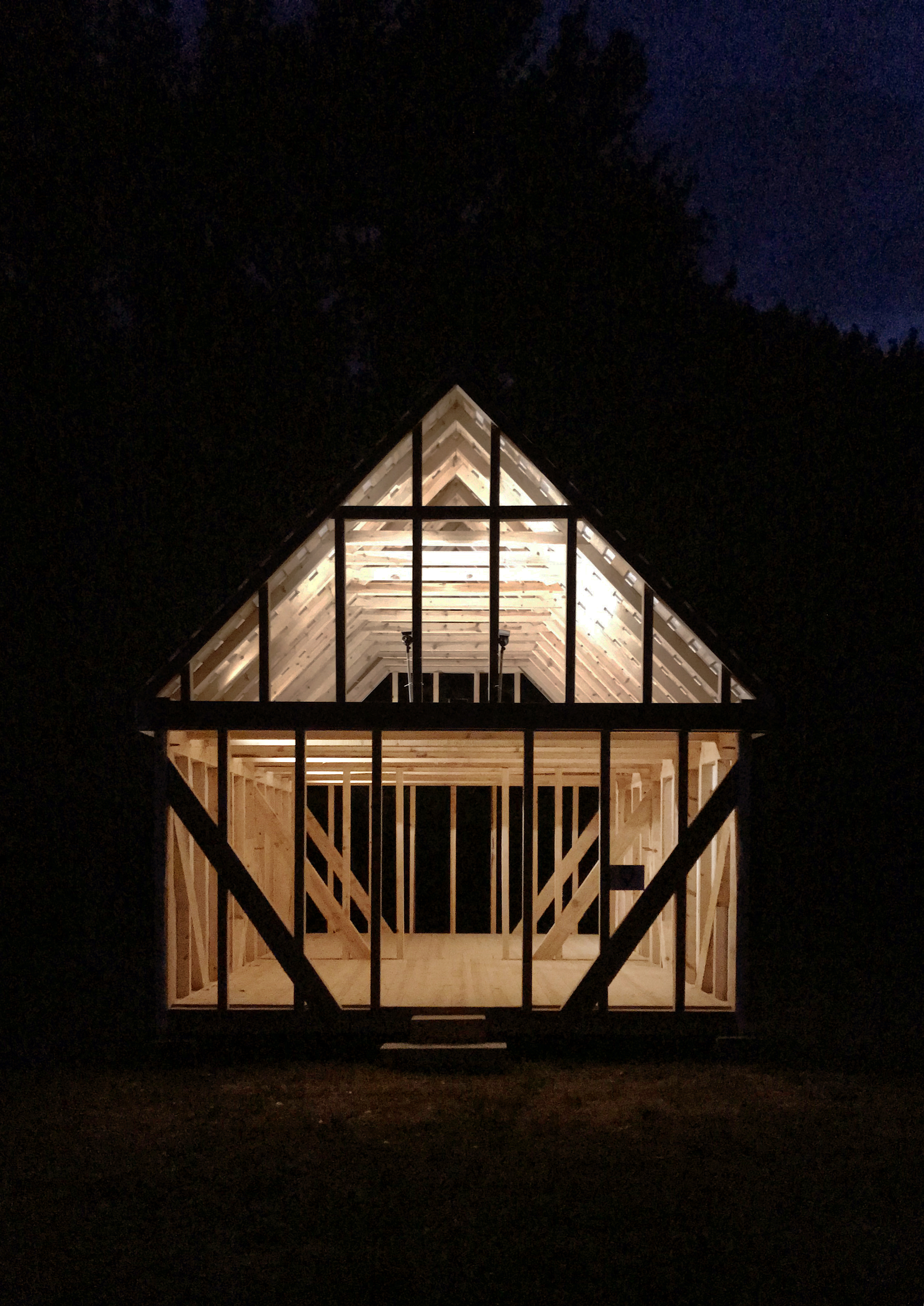 Menokin Ghost Structure by Reid Freeman Architect - Architizer