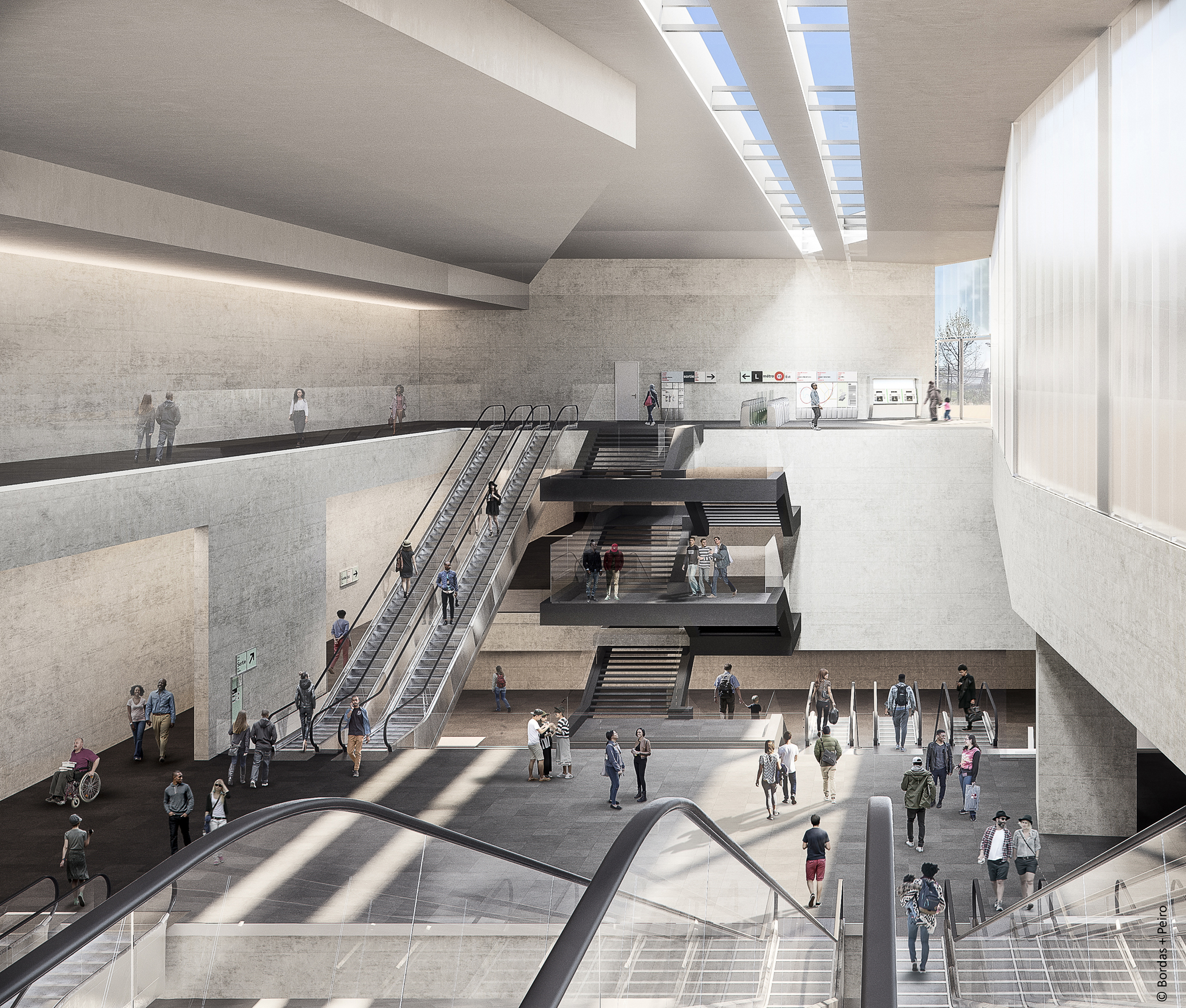 Metro Station Stade de France by Bordas+Peiro Architecte - Architizer