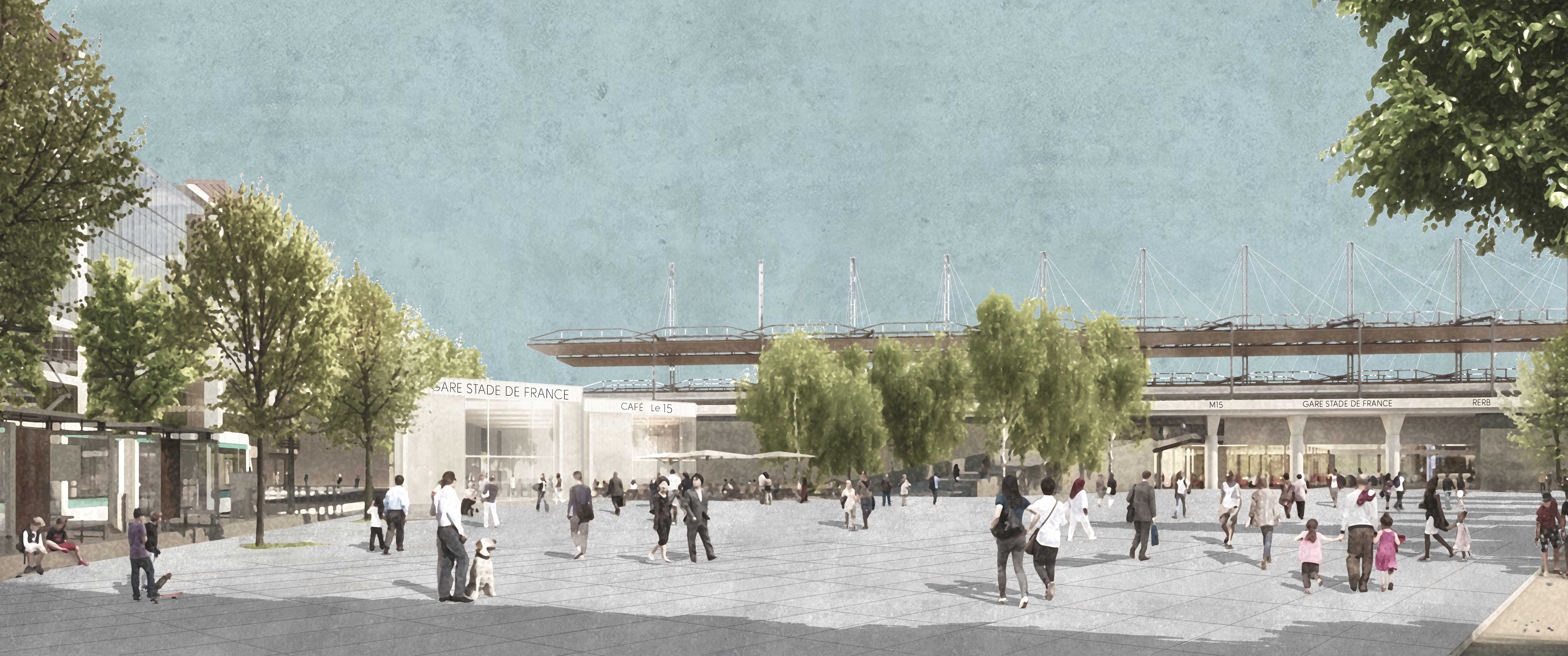 Metro Station Stade de France by Bordas+Peiro Architecte - Architizer