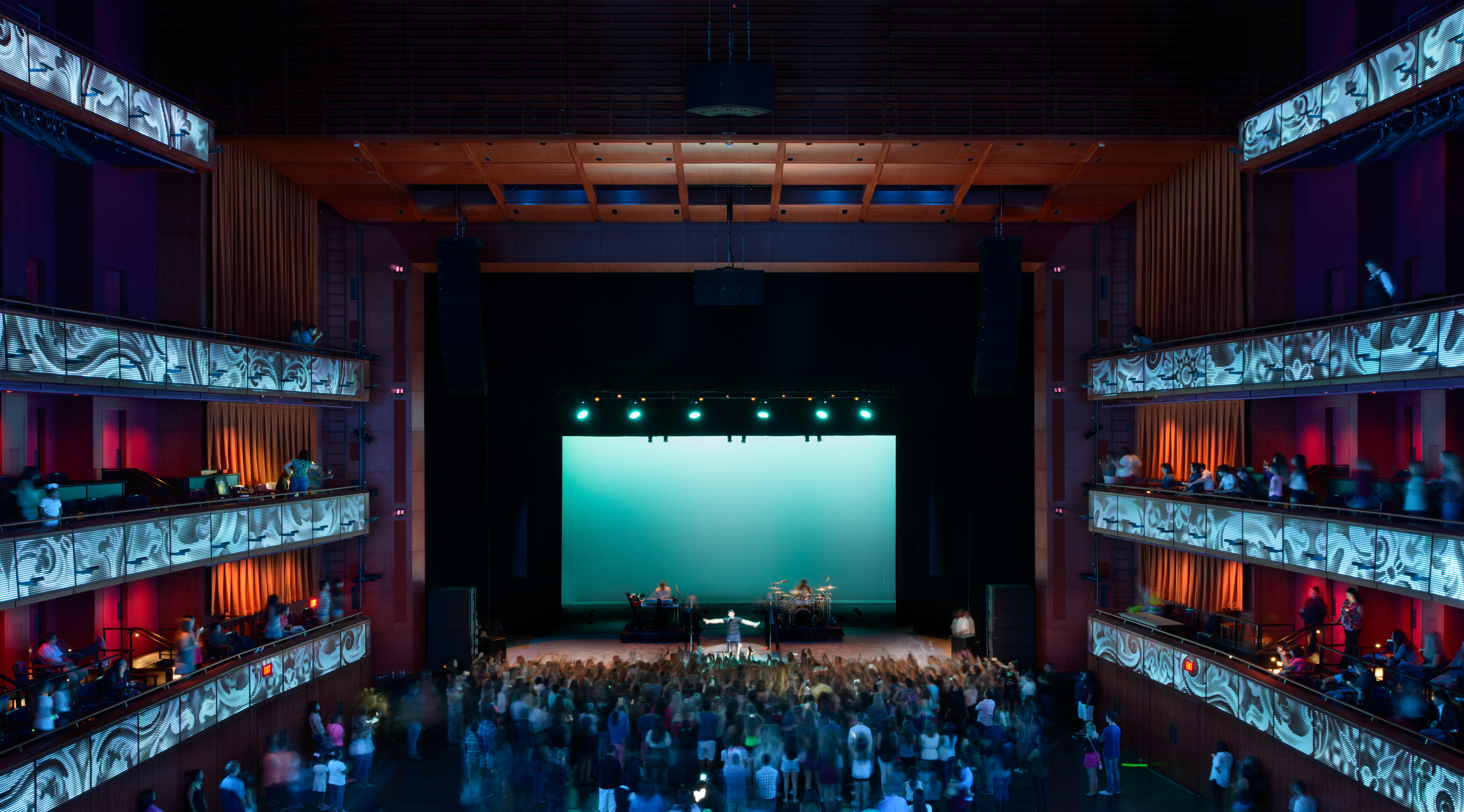 Transformative Lighting at Tobin Center for the Performing Arts by LMN ...
