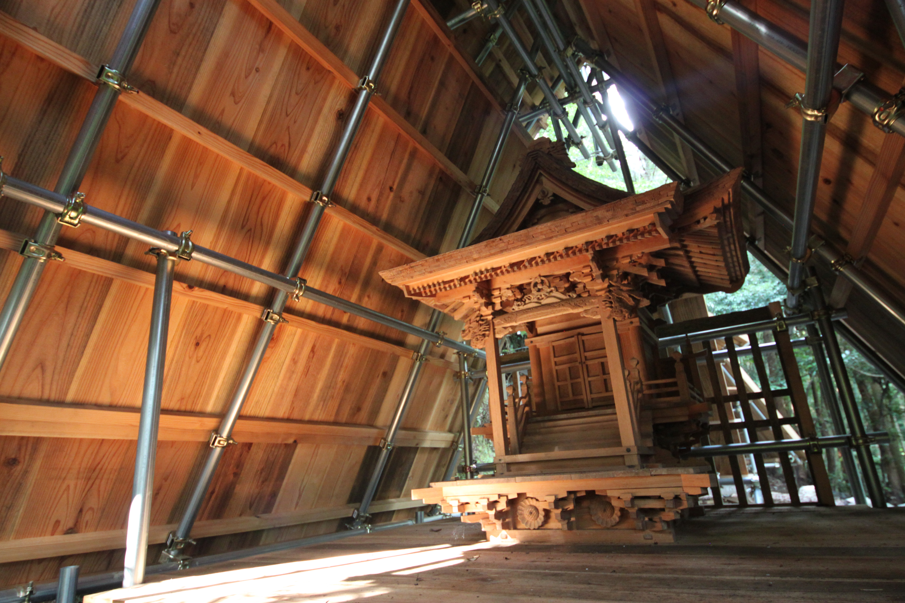 Movable Shinto Shrine in the mountain of Kochi in Japan by D ...