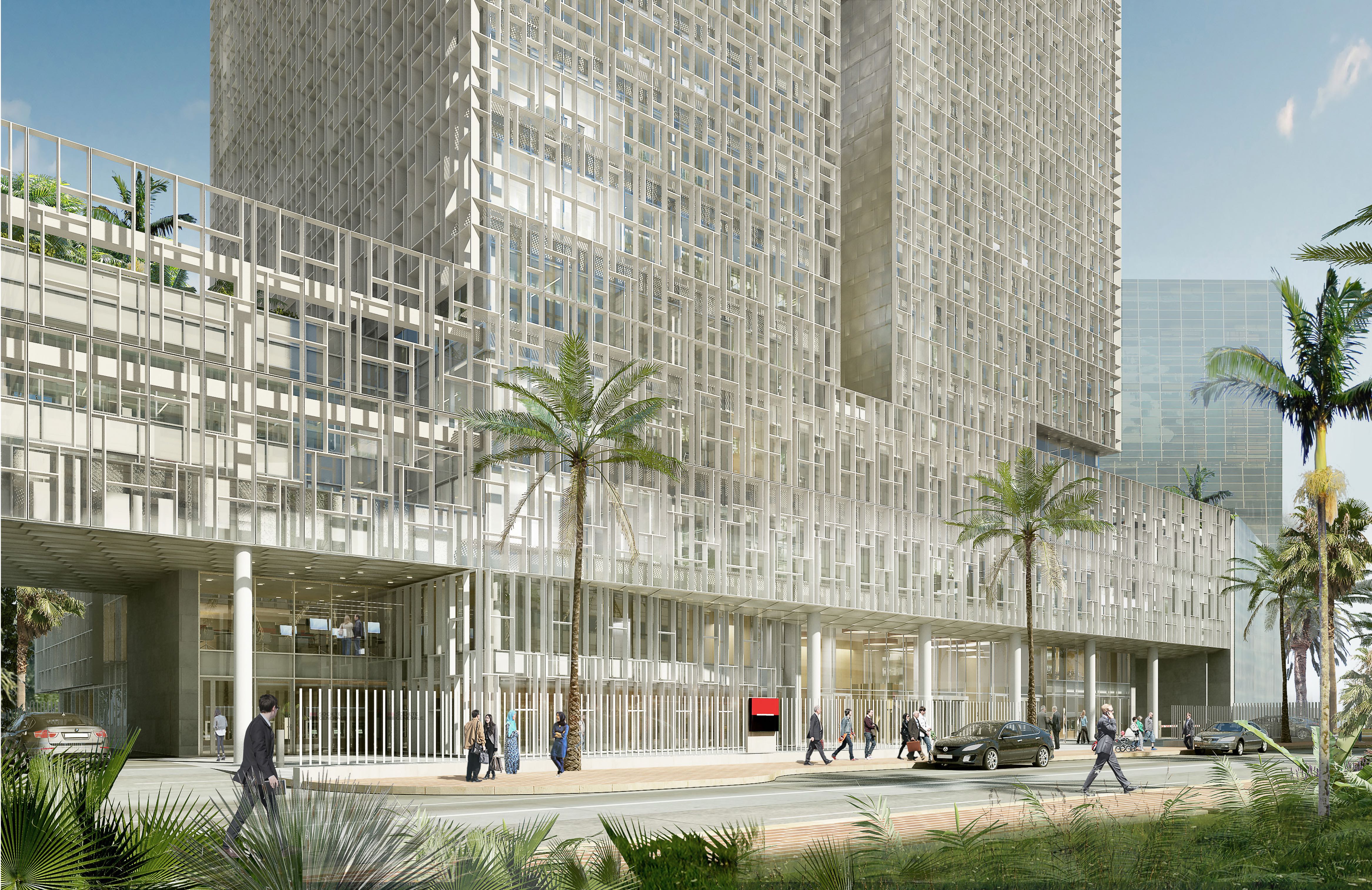 ALGIERS SOCIETE GENERALE HEADQUARTERS by ENIA ARCHITECTES - Architizer