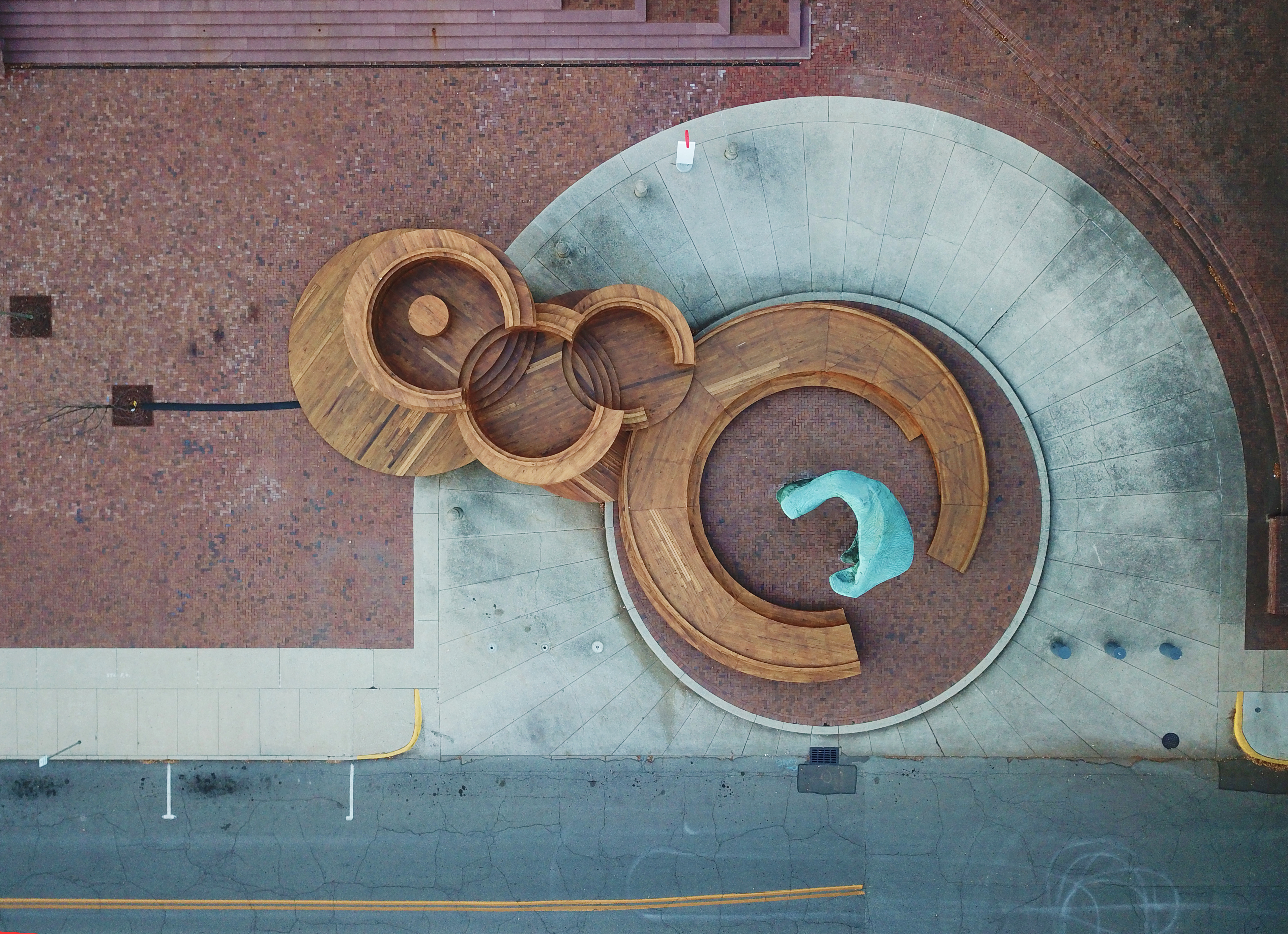Conversation Plinth: Indiana Hardwood CLT project by ikd - Architizer