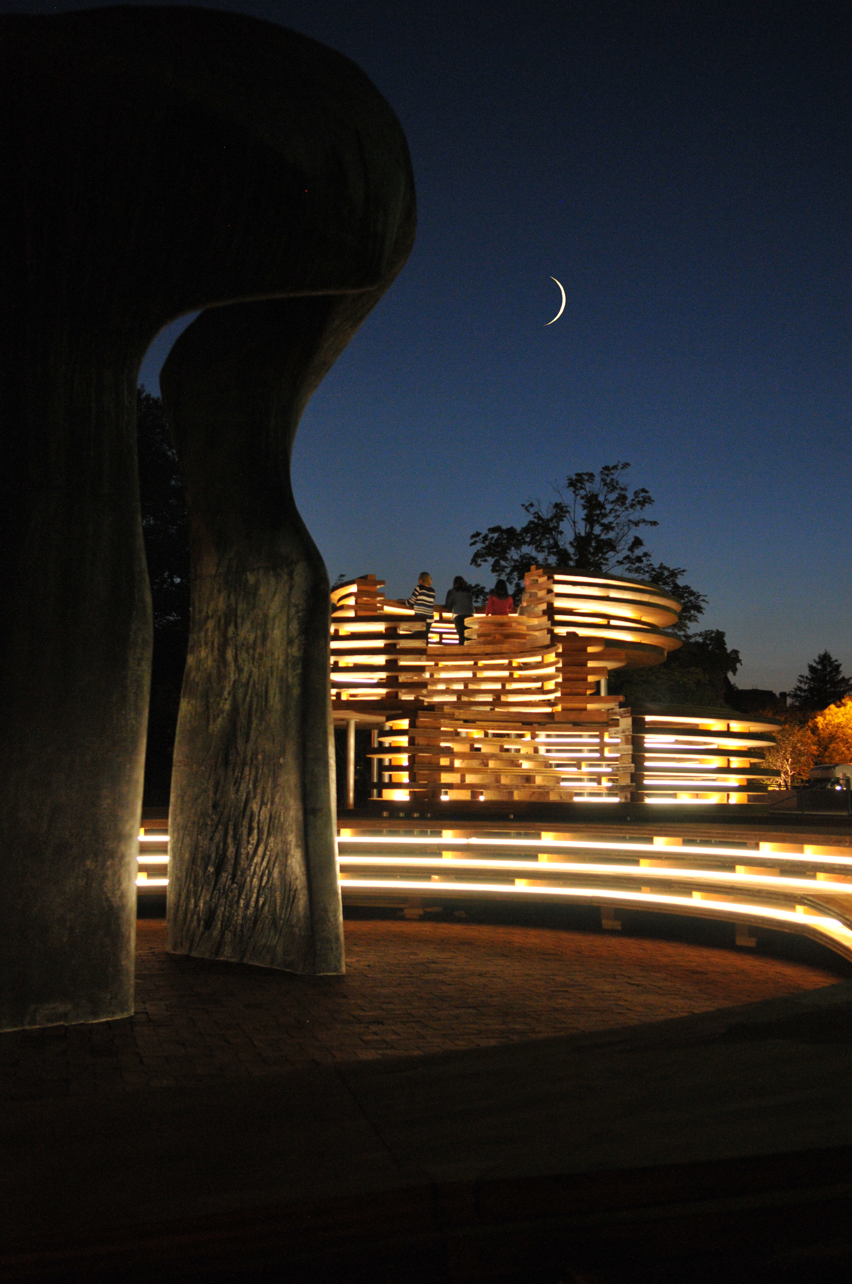 Conversation Plinth: Indiana Hardwood CLT project by ikd - Architizer