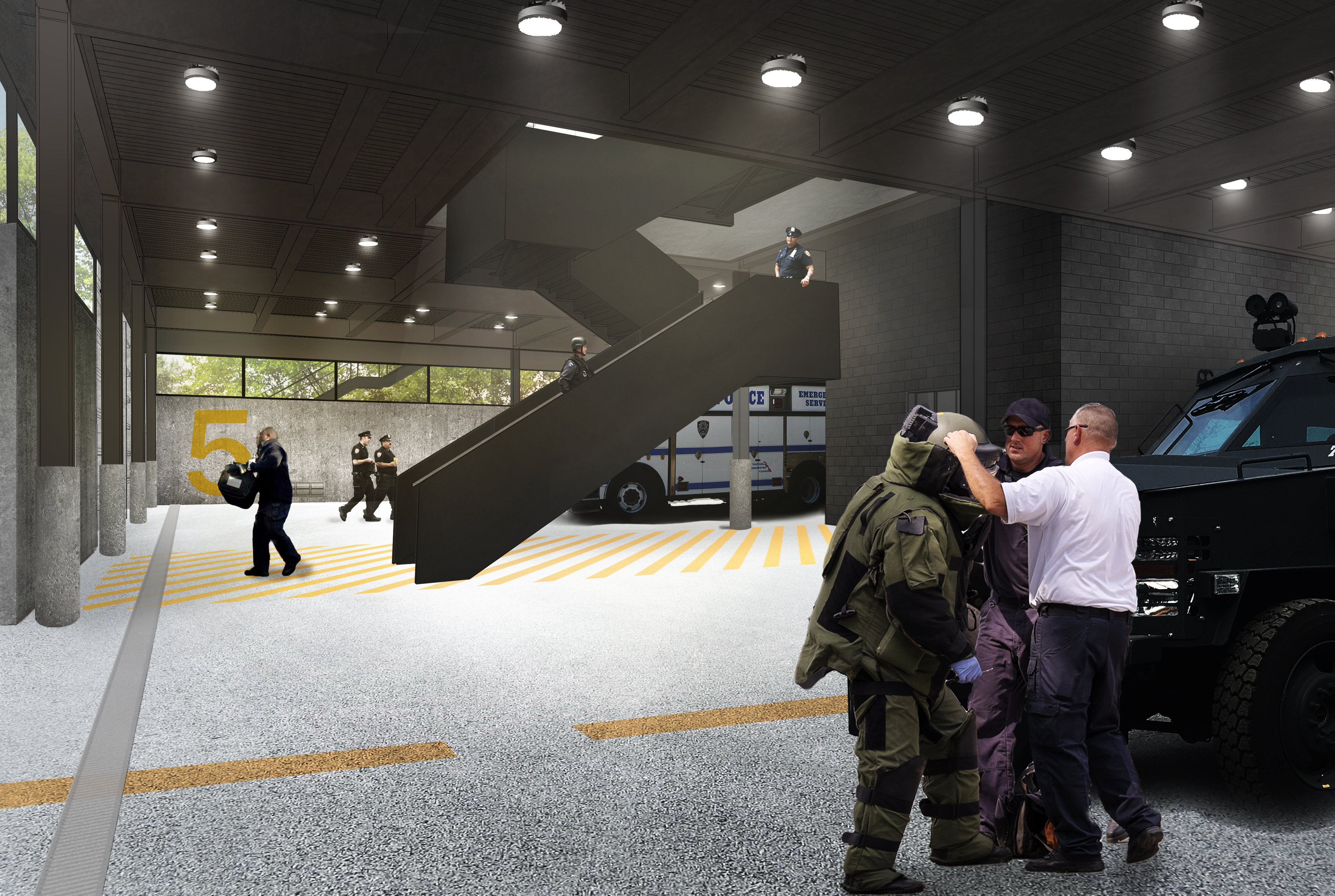 NYPD Bomb Squad Building by Rice+Lipka Architects - Architizer