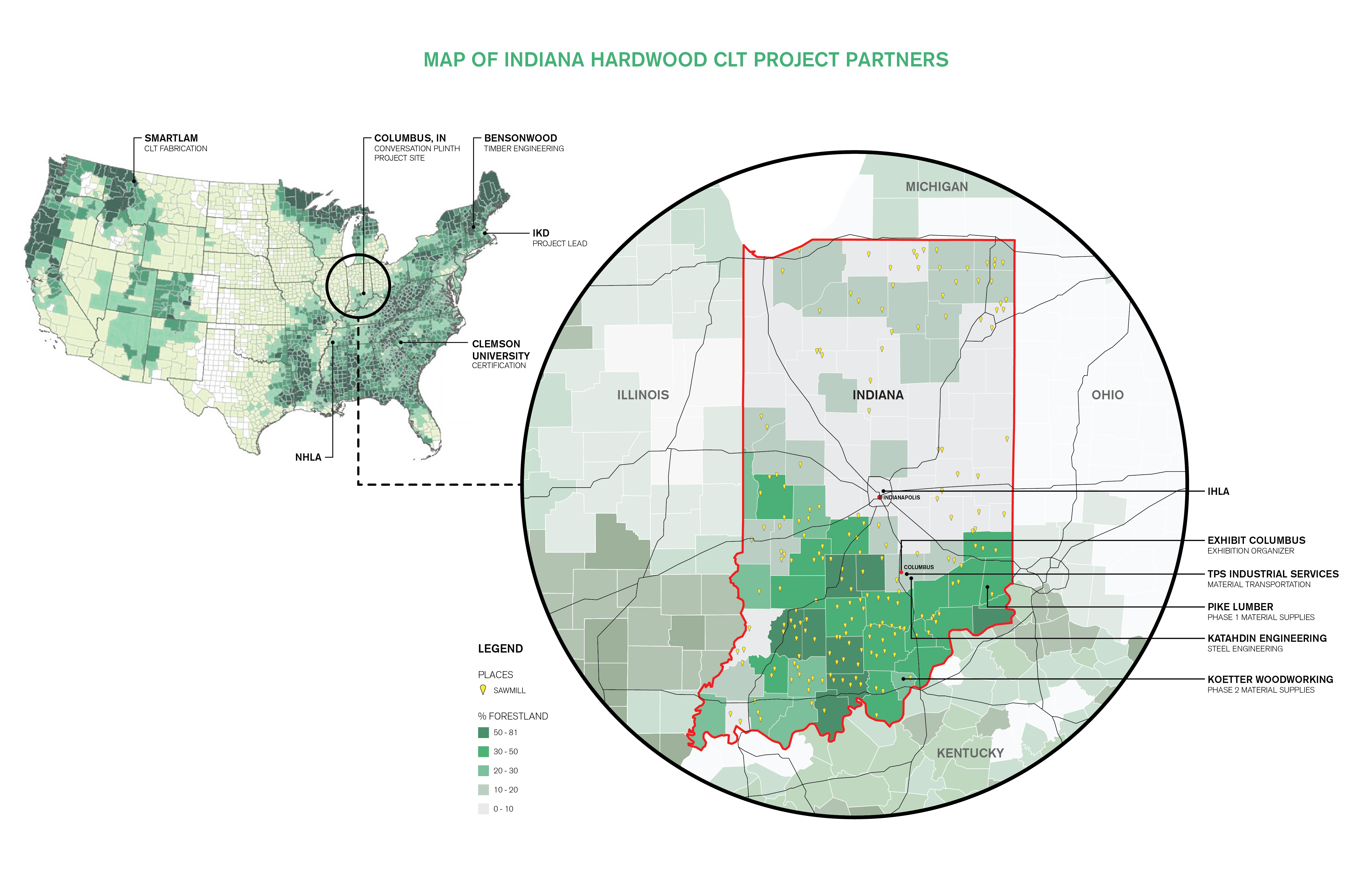 Conversation Plinth: Indiana Hardwood CLT project by ikd - Architizer