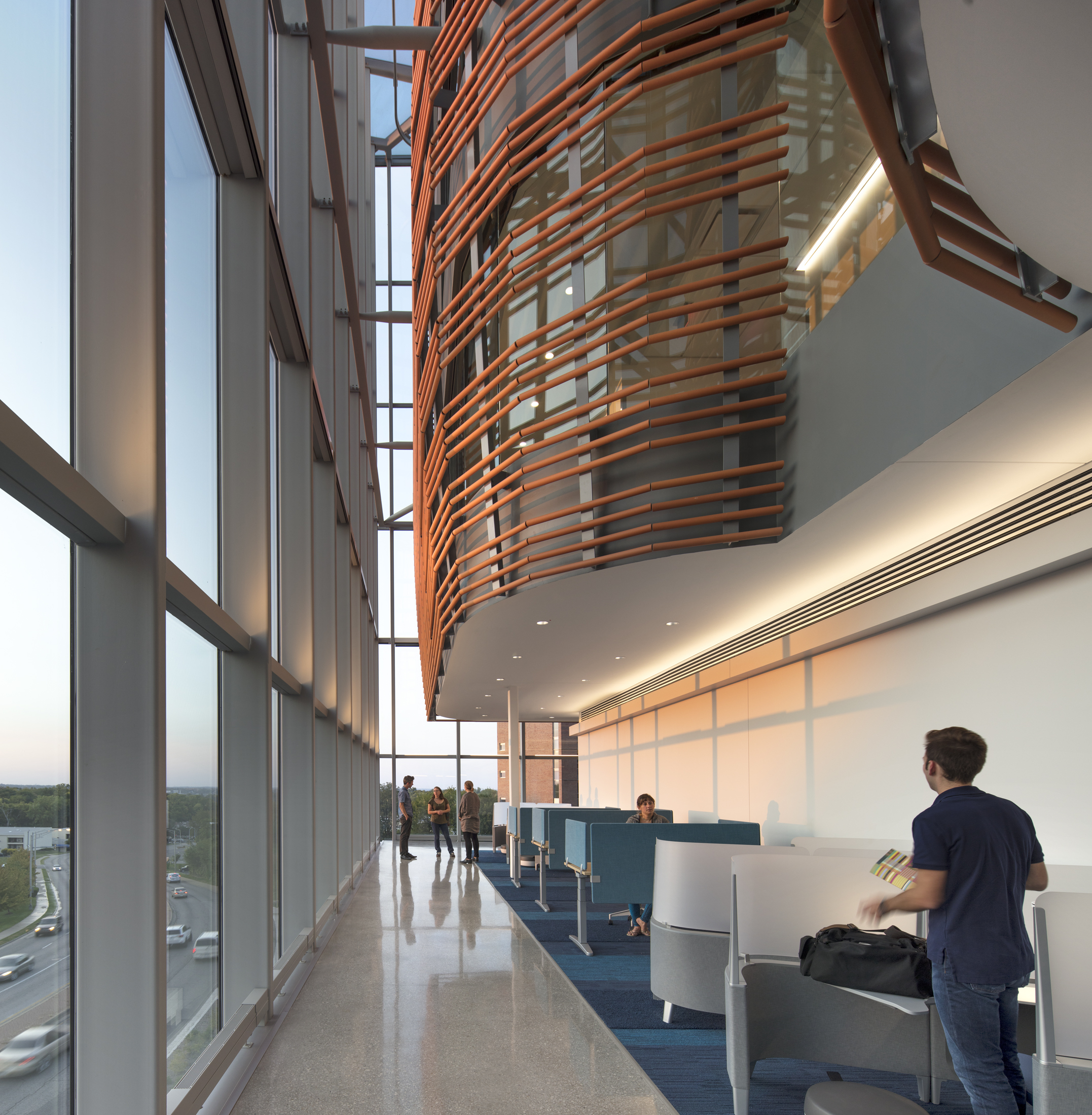 University of Kansas Medical Center, Health Education Building by Helix ...