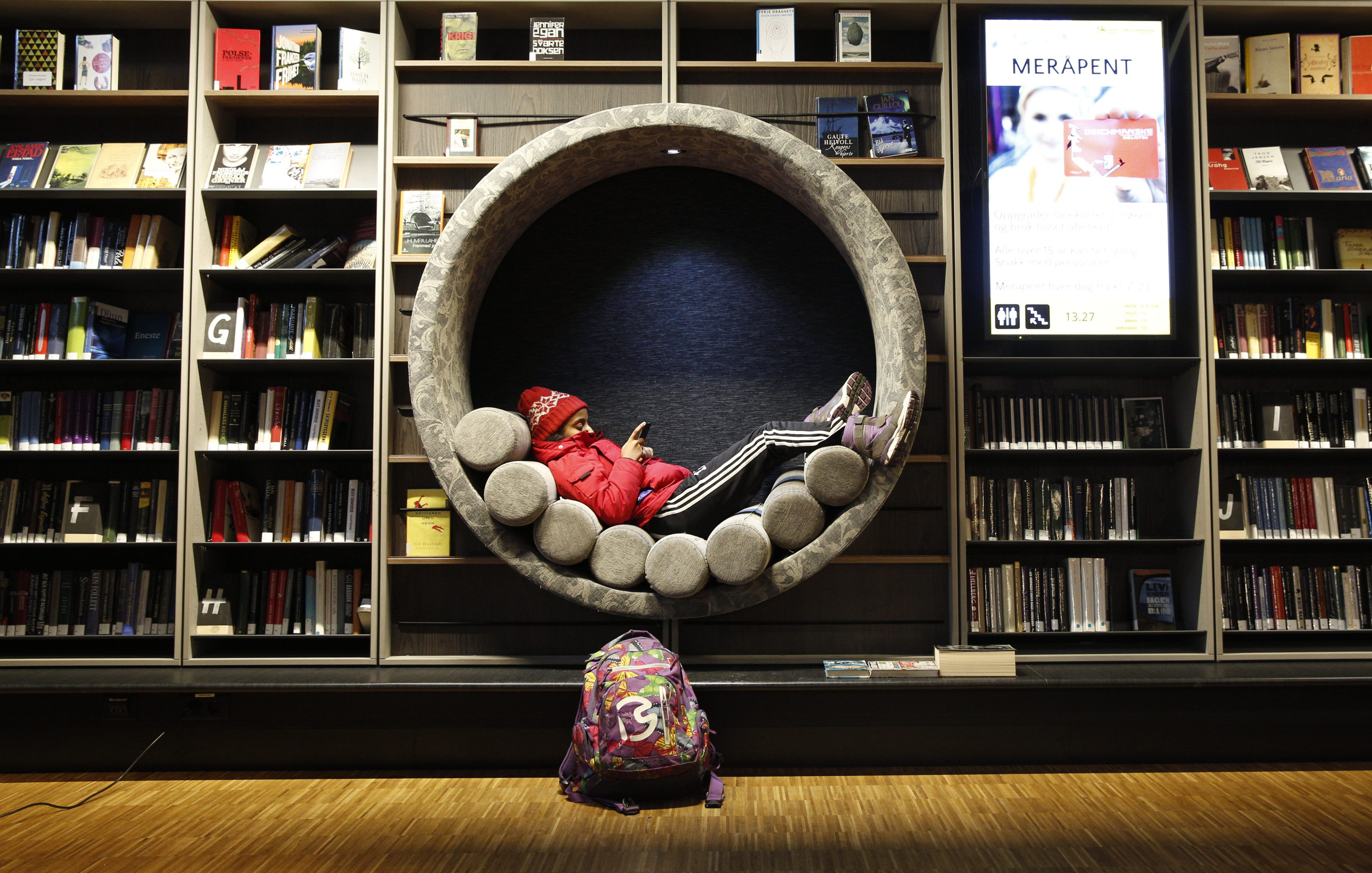 Furuset Library, Oslo by Rodeo Architects - Architizer