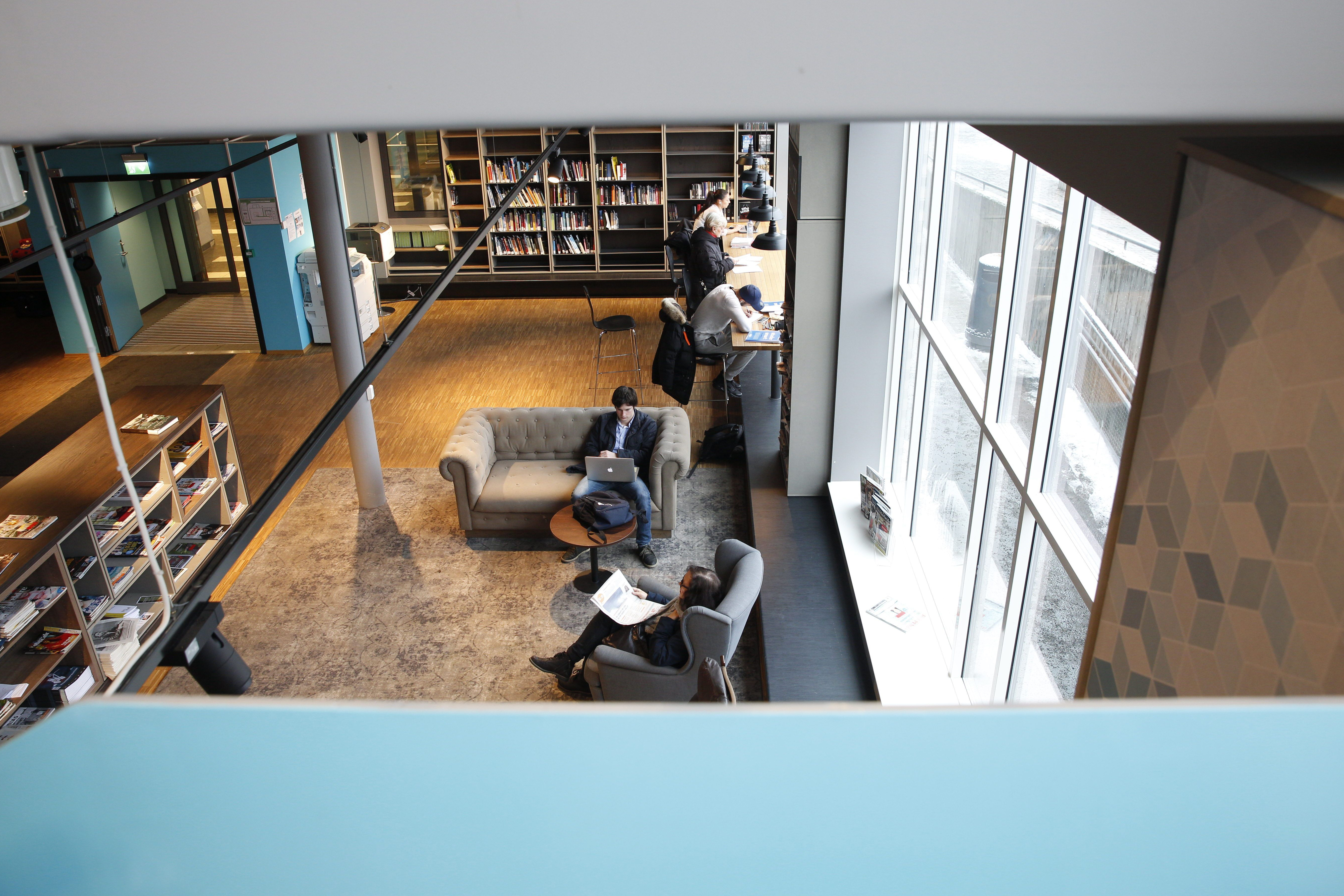 Furuset Library, Oslo by Rodeo Architects - Architizer