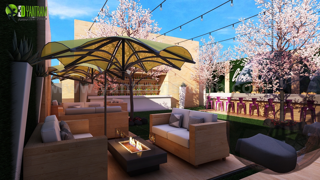 Aminities Area Renderings of Modern Community Apartment by Yantram ...