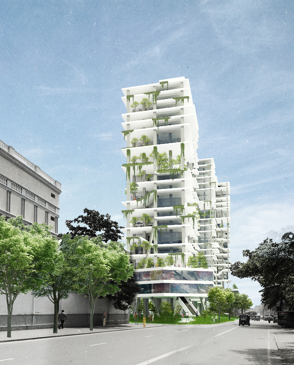 Residential Area Redevelopment in Colombo by SUGAWARADAISUKE Architects ...