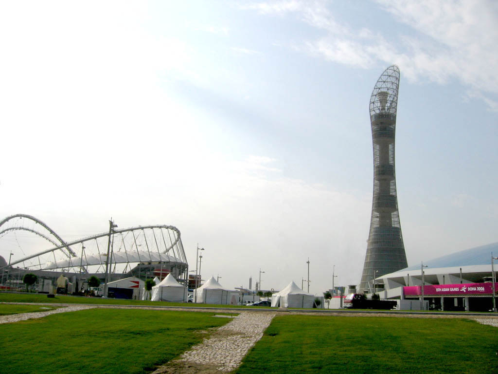 Doha Sports Tower - Asian Games in 2006 by Arep Group - Architizer