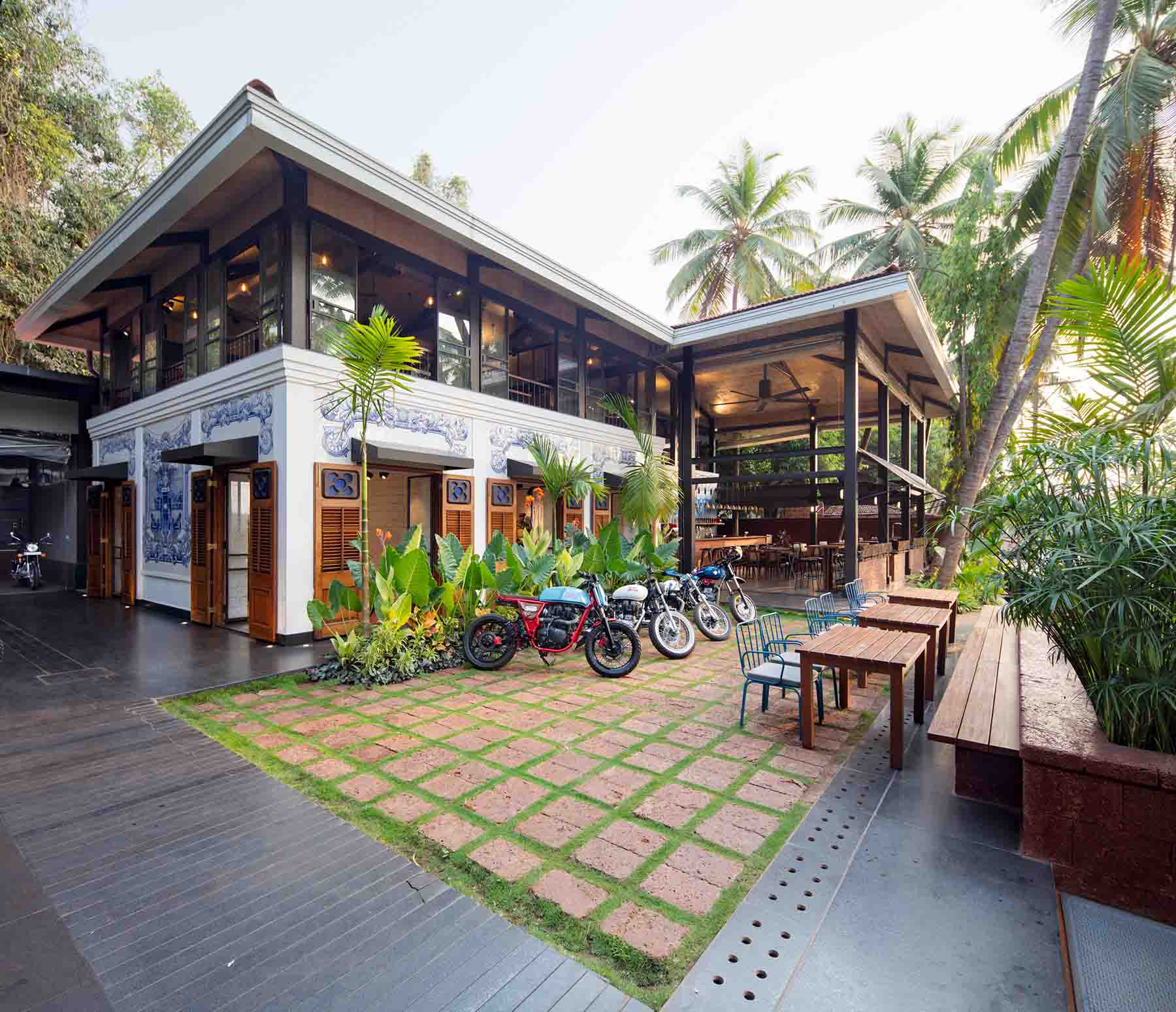 Royal Enfield Garage Cafe by Studio Lotus - Architizer