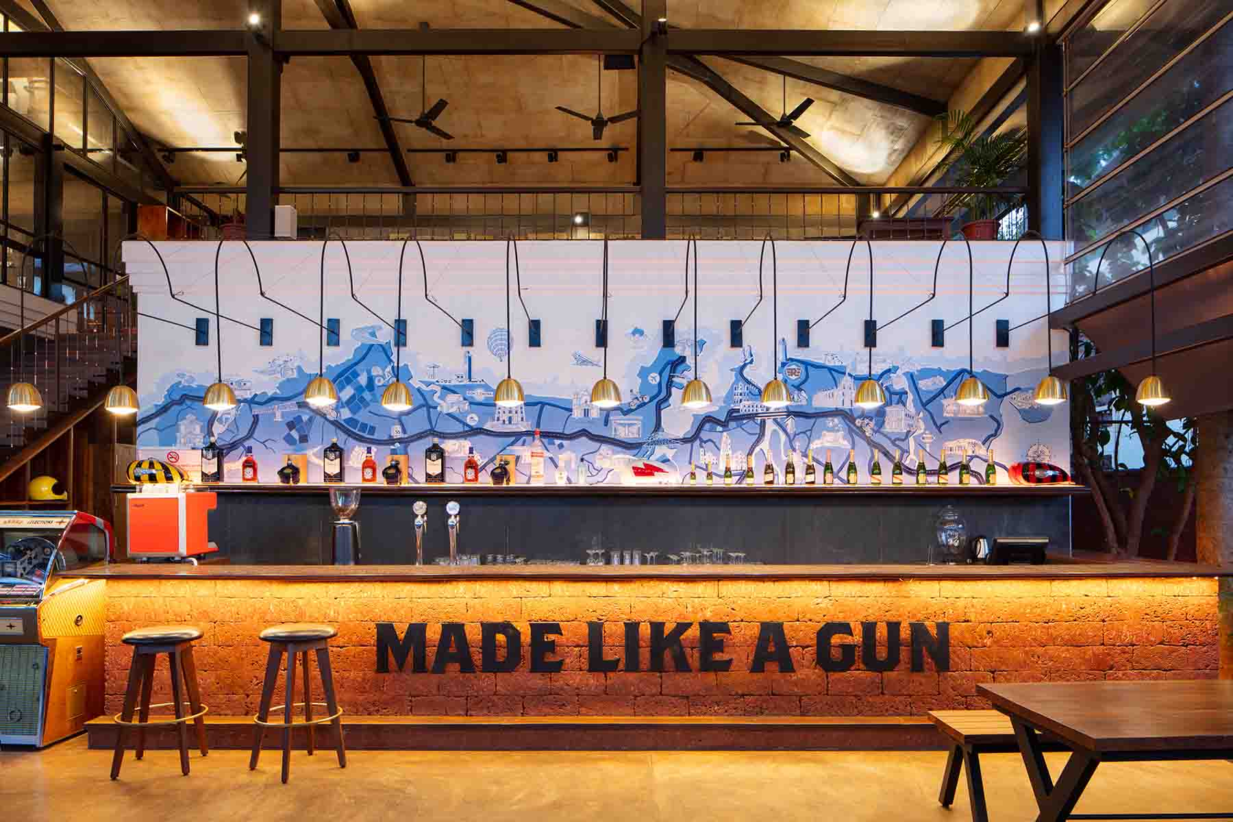 Royal Enfield Garage Cafe by Studio Lotus - Architizer