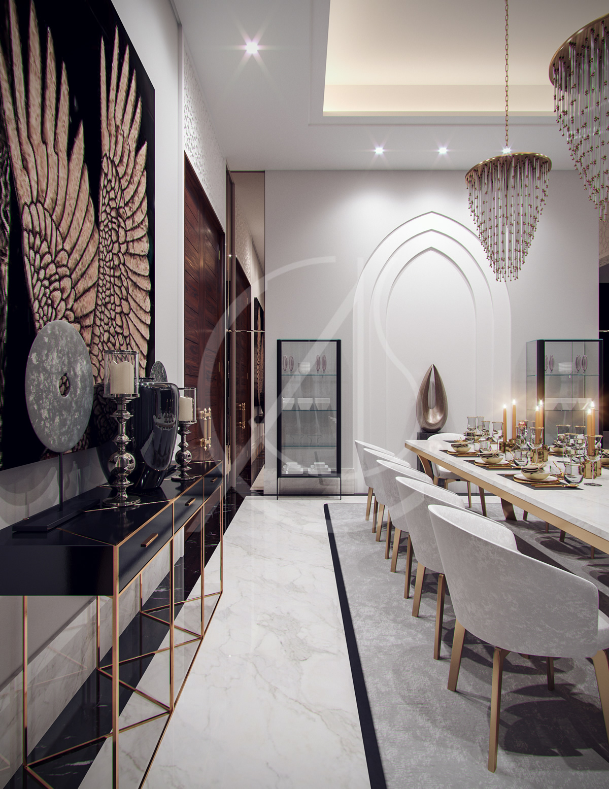 Idea 2615342: Family villa Contemporary Arabic Interior Design by ...