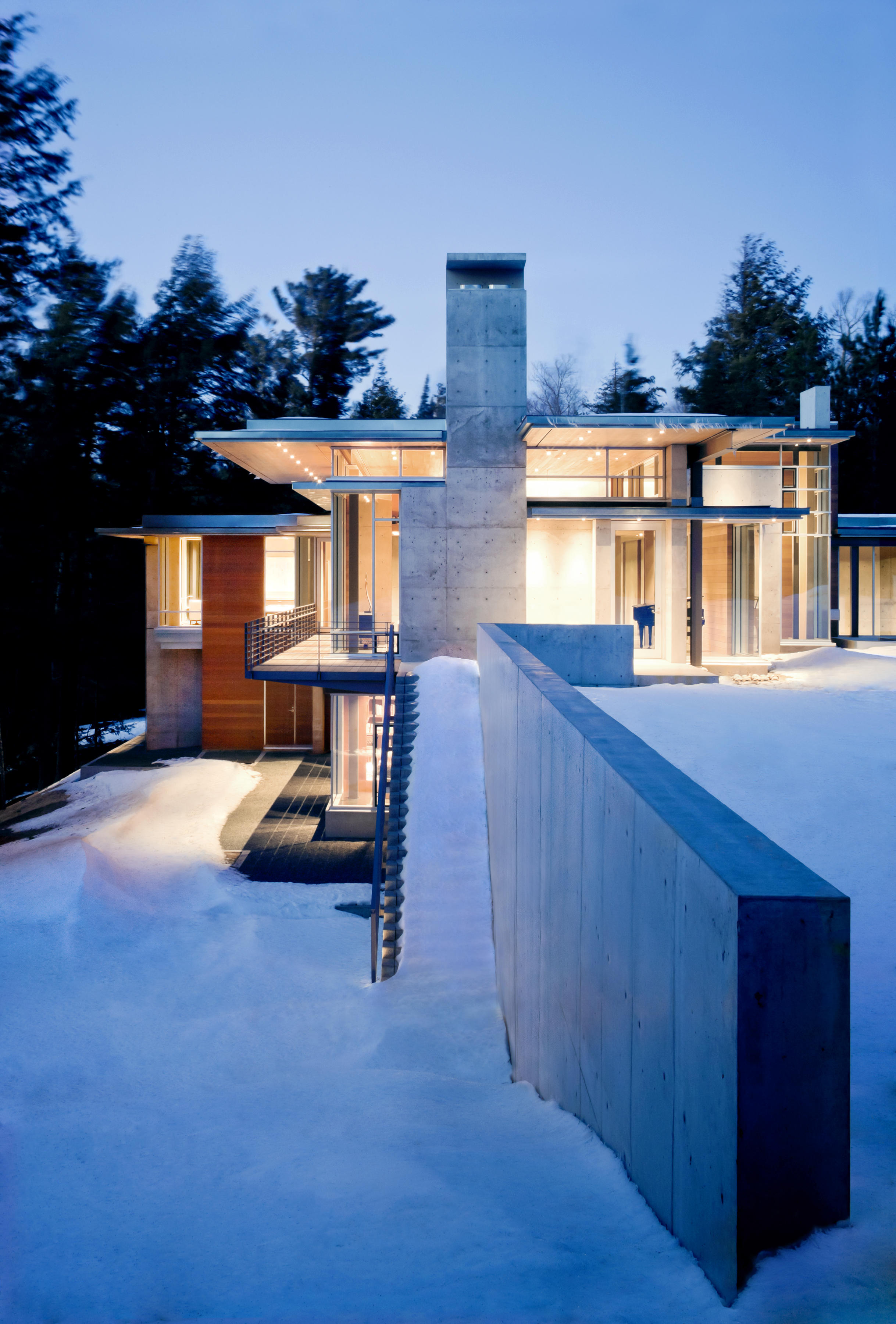 Northwoods House by Olson Kundig - Architizer