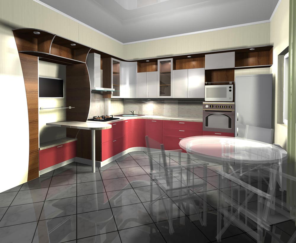 3D Kitchen rendering designs by WinBizSolutionsIndia - Architizer